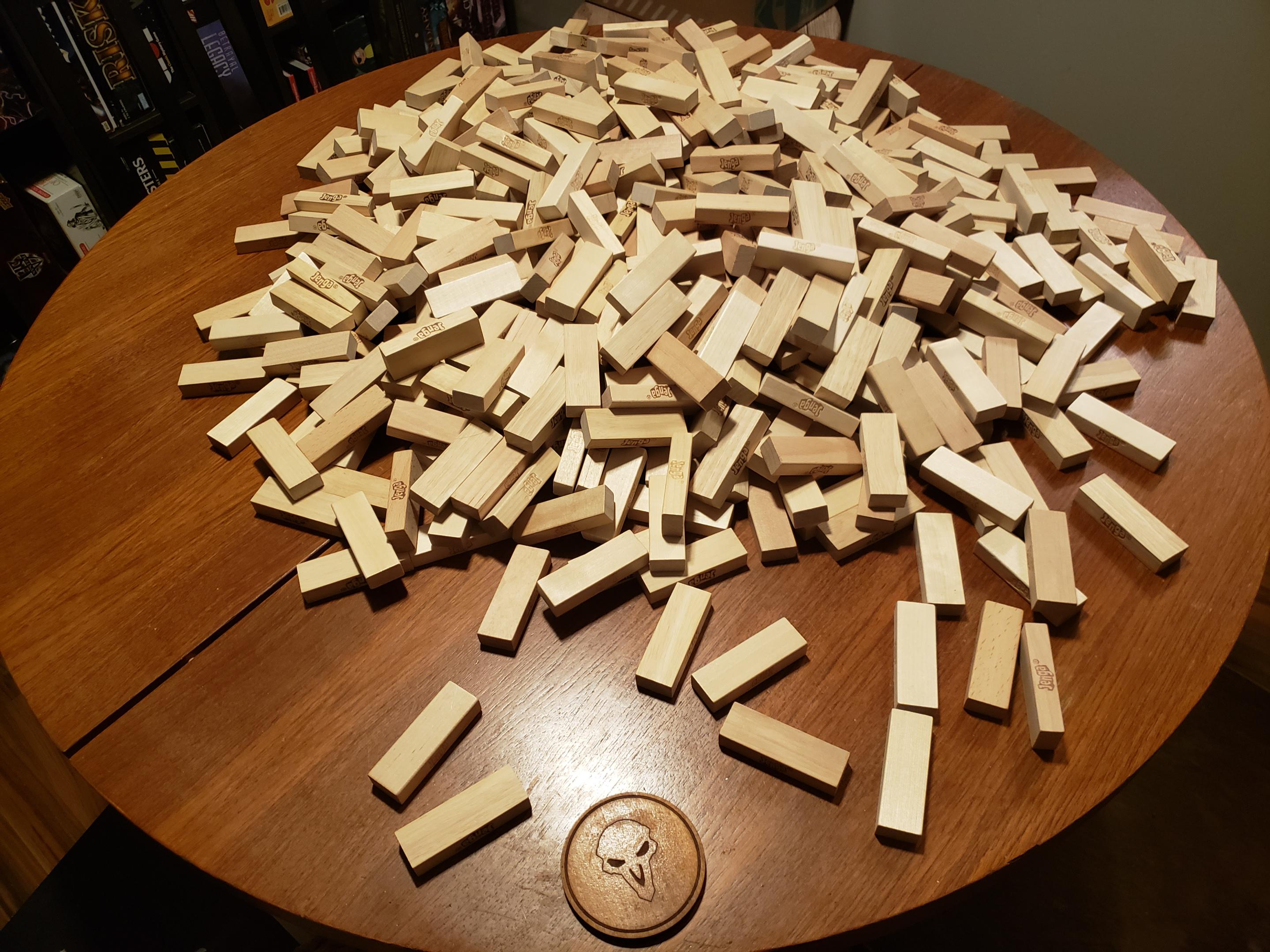 Failed attempt #4: "You come across an unnaturally large pile of jenga, what do you do?" | Scrolller