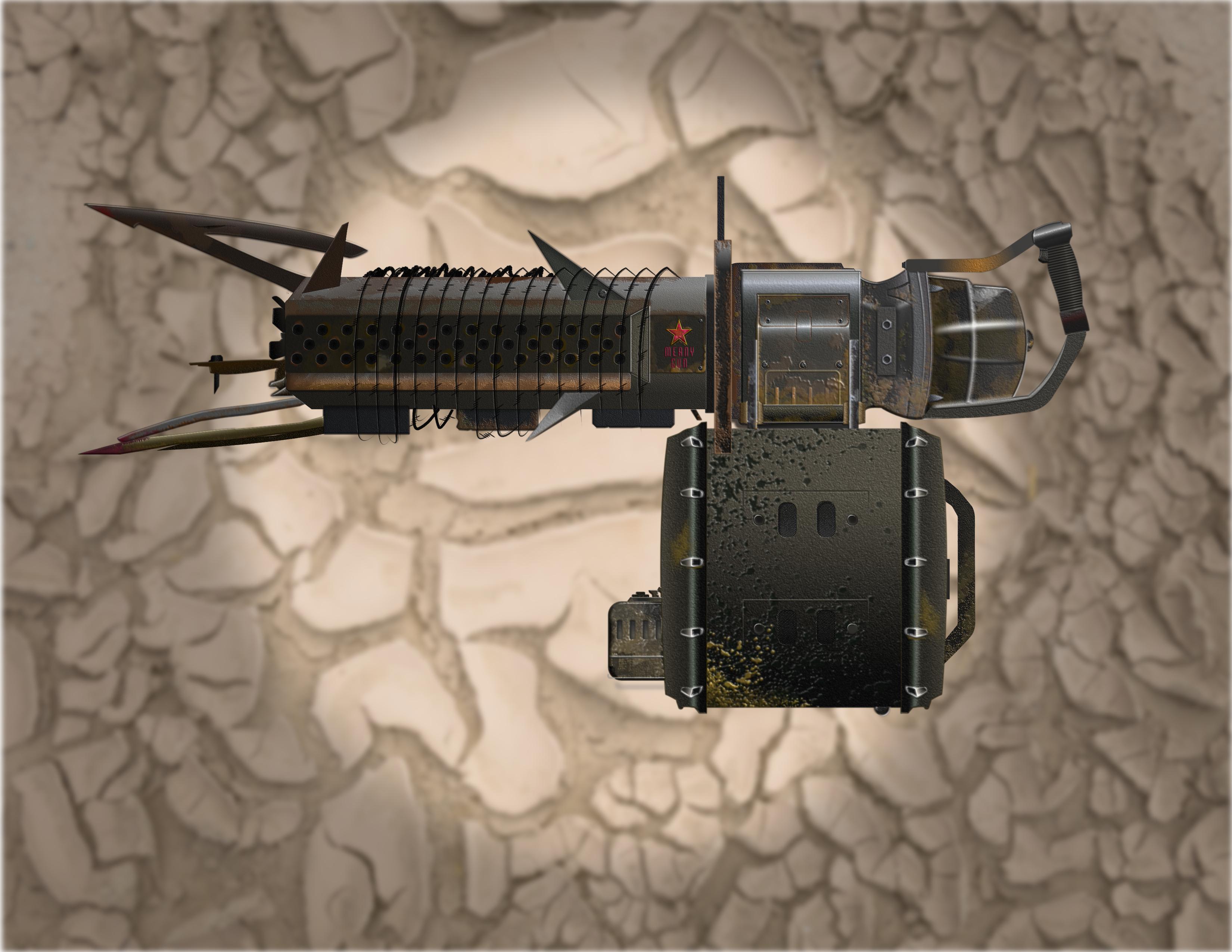 Fallout Minigun (all three programs) | Scrolller