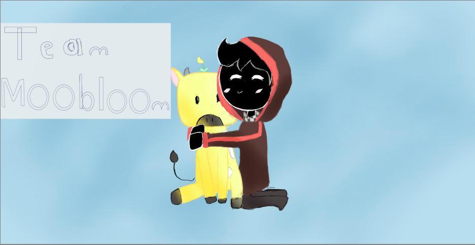 Fan art I did of bad and the moobloom from the stream he did earlier | Scrolller