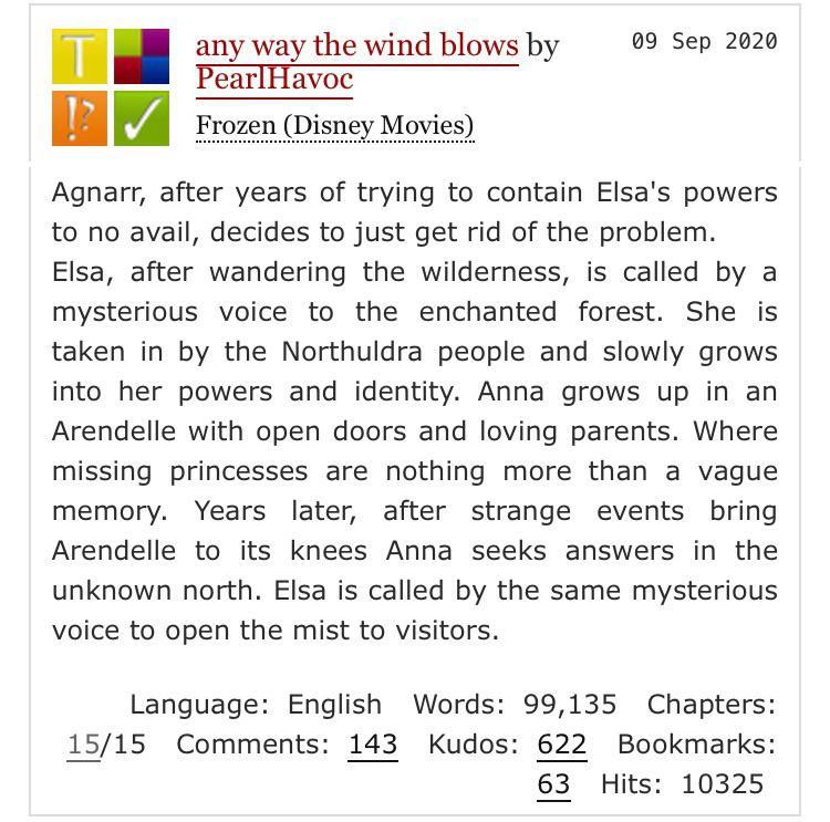 Fanfic Friday: AU where Elsa was abandoned and grew up in the enchanted forest with Northaldras ...
