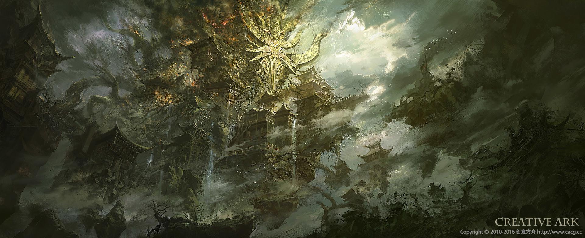 Fantasy City by wang nan | Scrolller