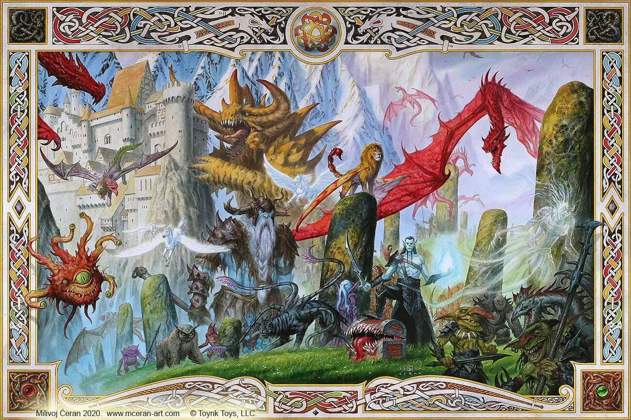 Fantasy Creatures Collage by Milivoj Ćeran | Scrolller