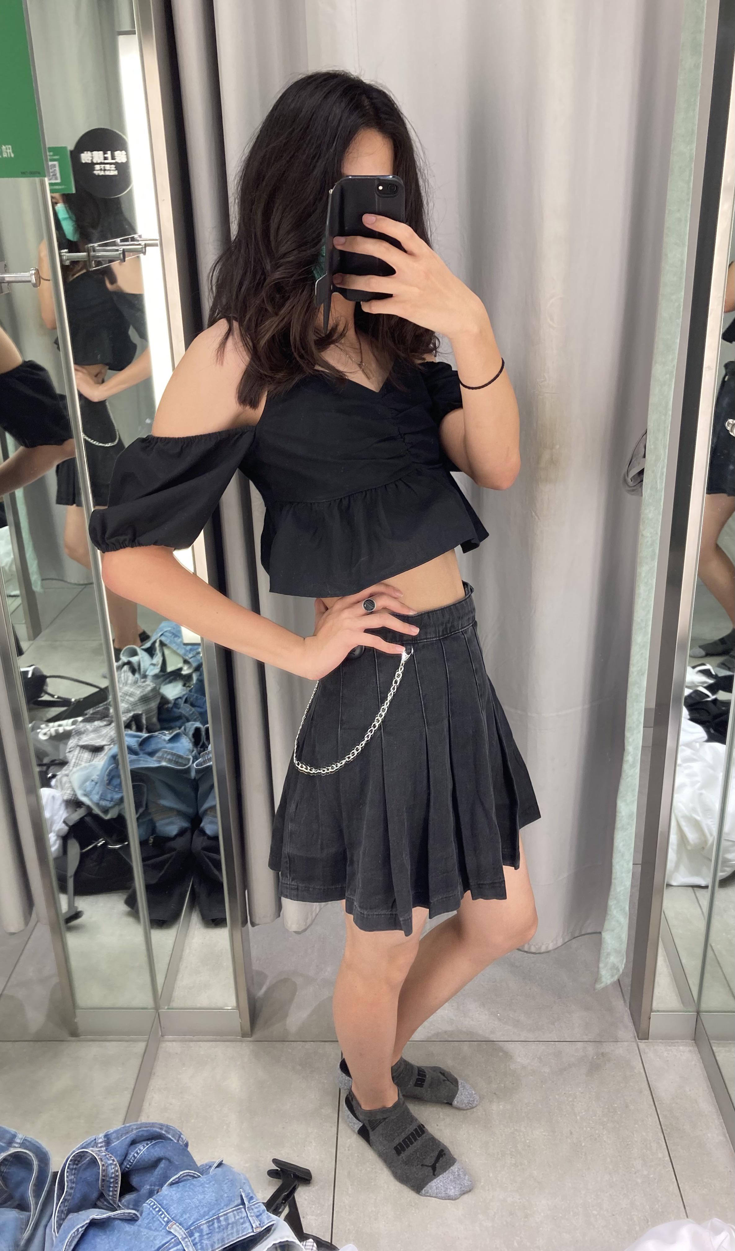 Feelin cute in the dressing room