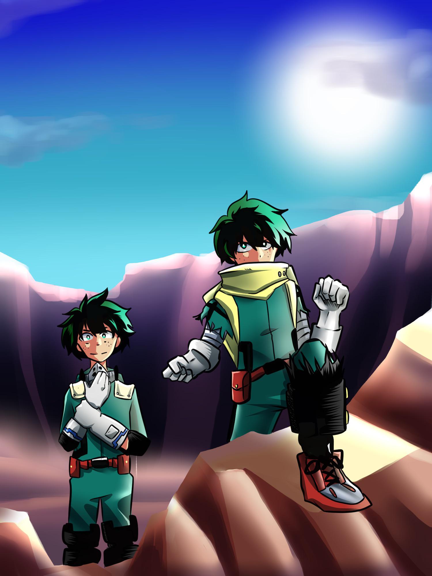 Felt like doing some random drawing of midoriya | Scrolller