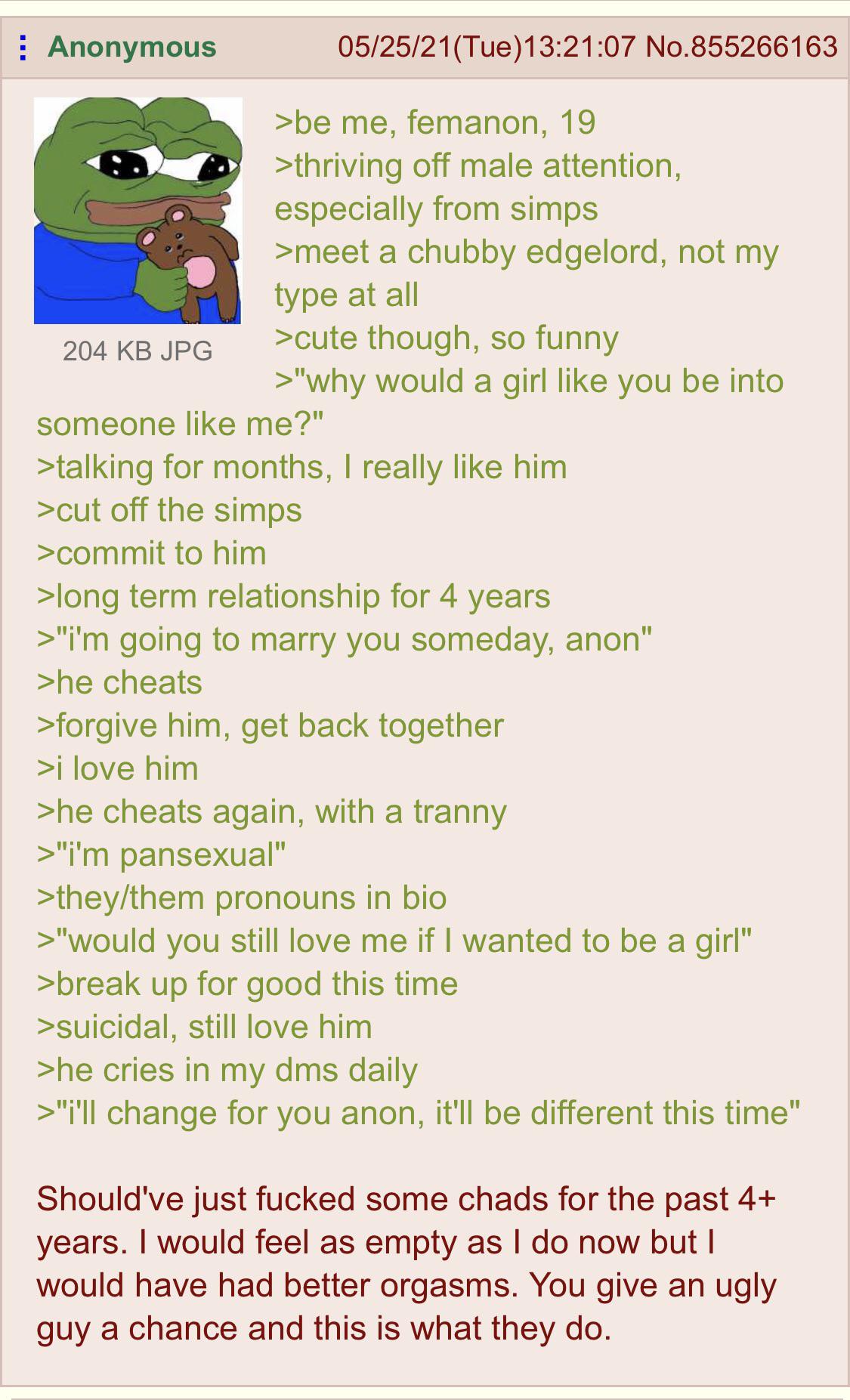 Femanon regrets her decision | Scrolller