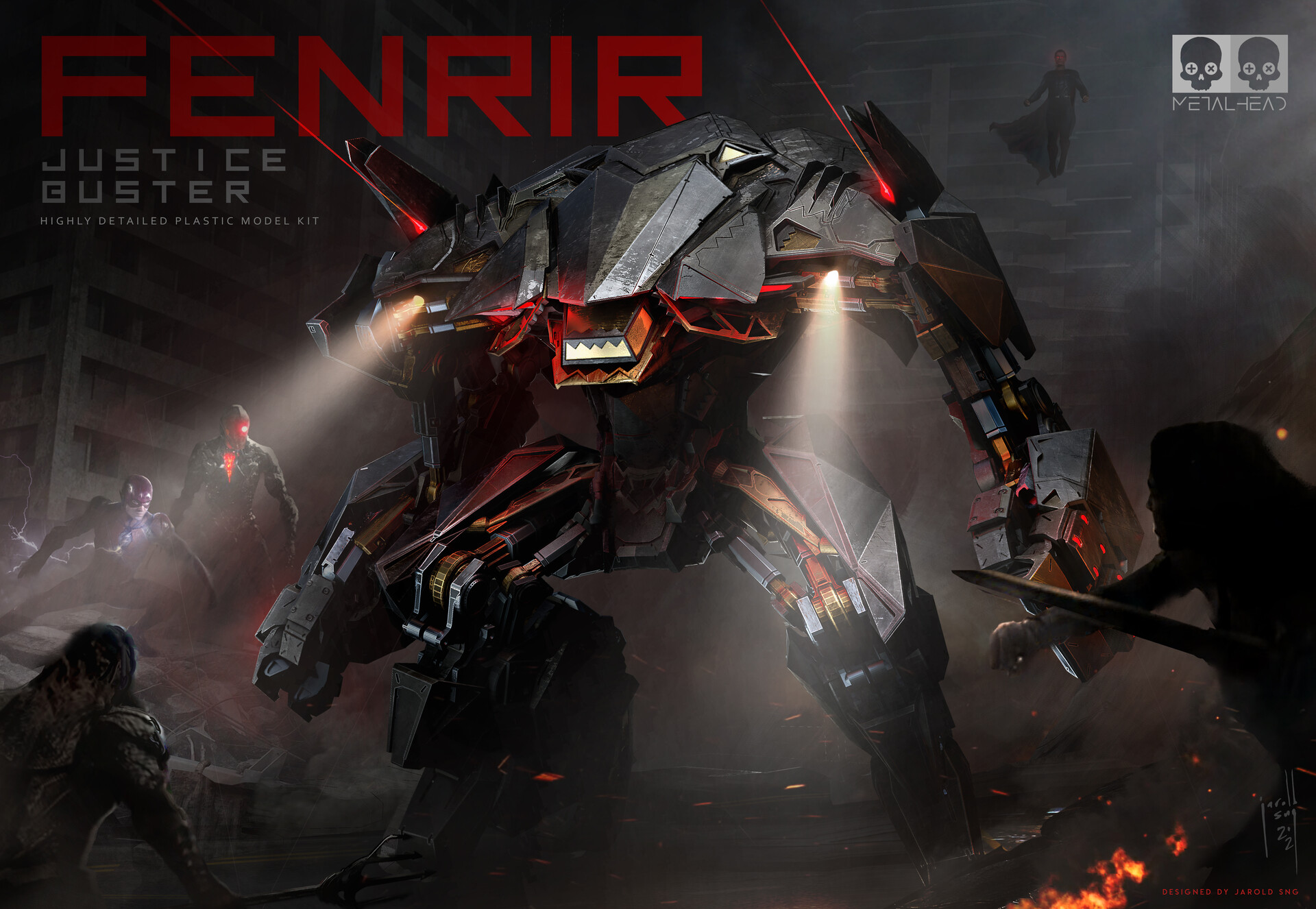 Fenrir by Jarold Sng | Scrolller