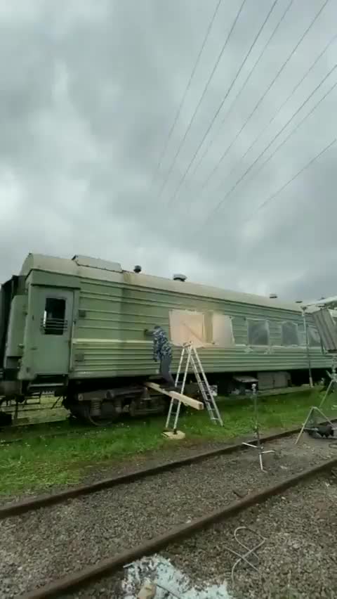 Filming of a Train scene... | Scrolller