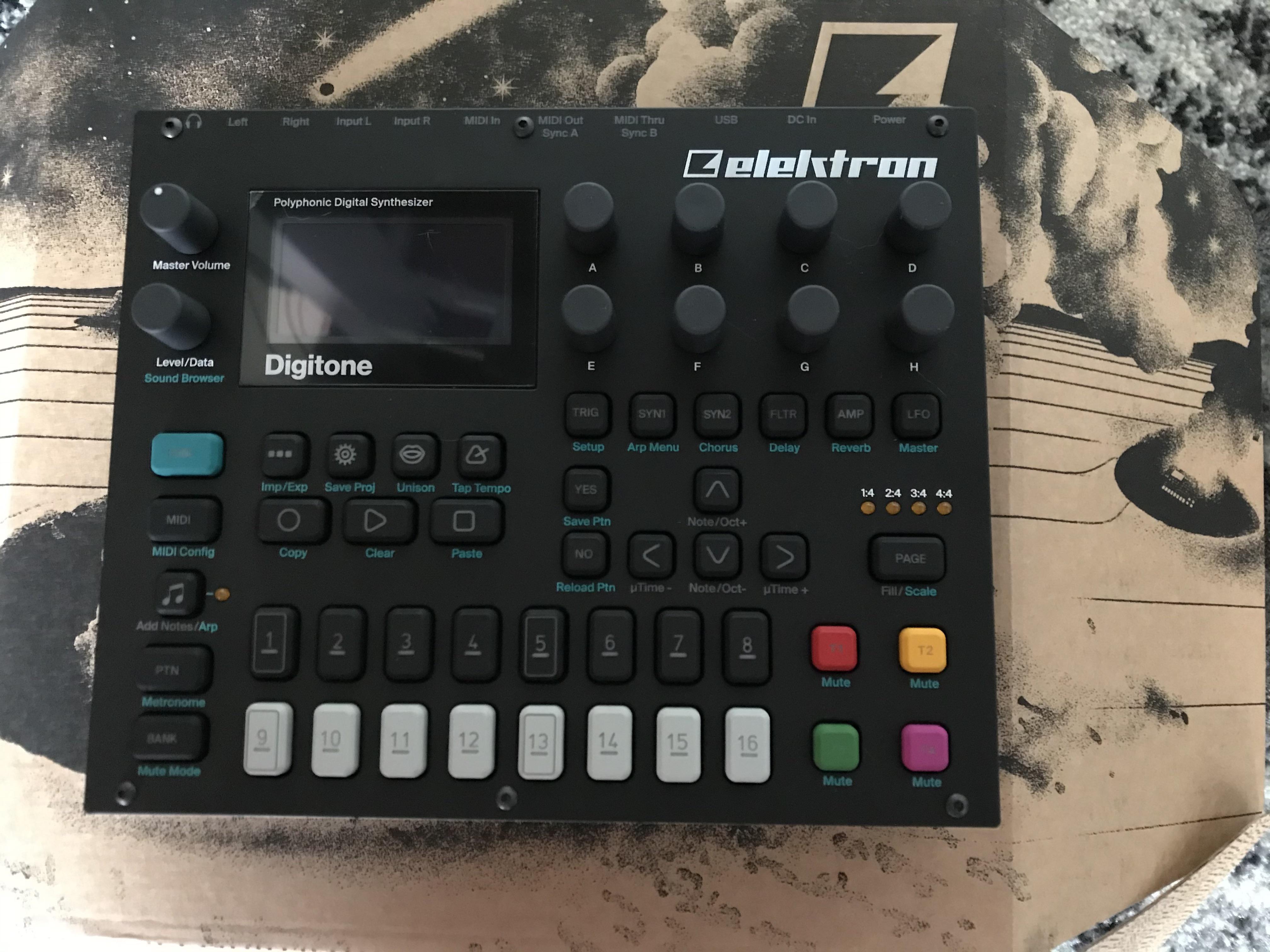 Finally acquired my first external synth. Thank you to members of this sub that helped me decide ...