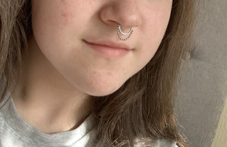 finally changed my septum ring! i was super nervous but i’m super happy with how it looks ...
