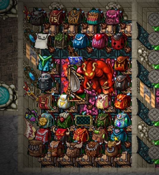 Finally Completed my Backpack Collection! ~ What things do you collect in Tibia? Backpacks are ...