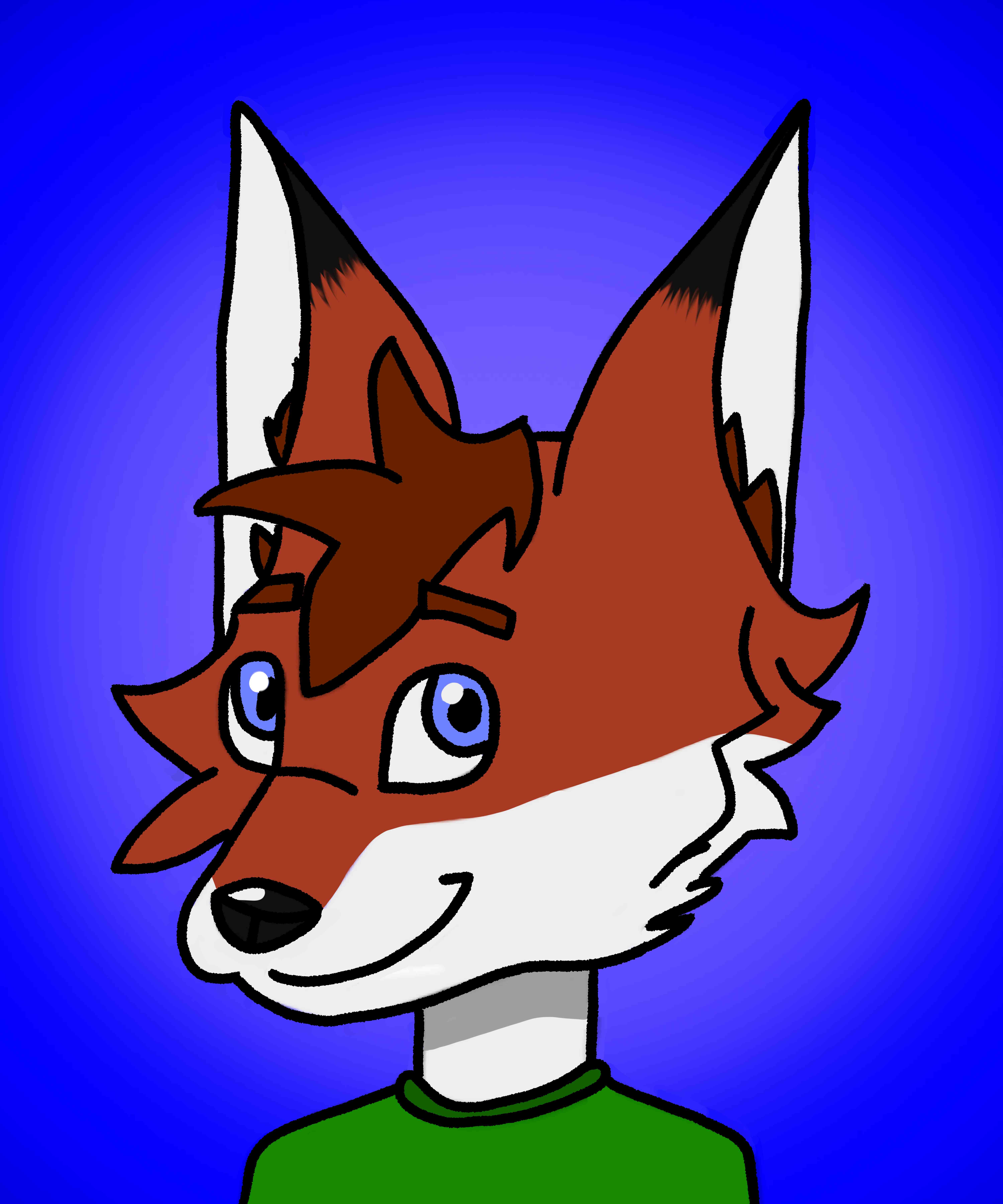 Finally drew something instead of staring at a blank canvas. I hope you like him (: | Scrolller