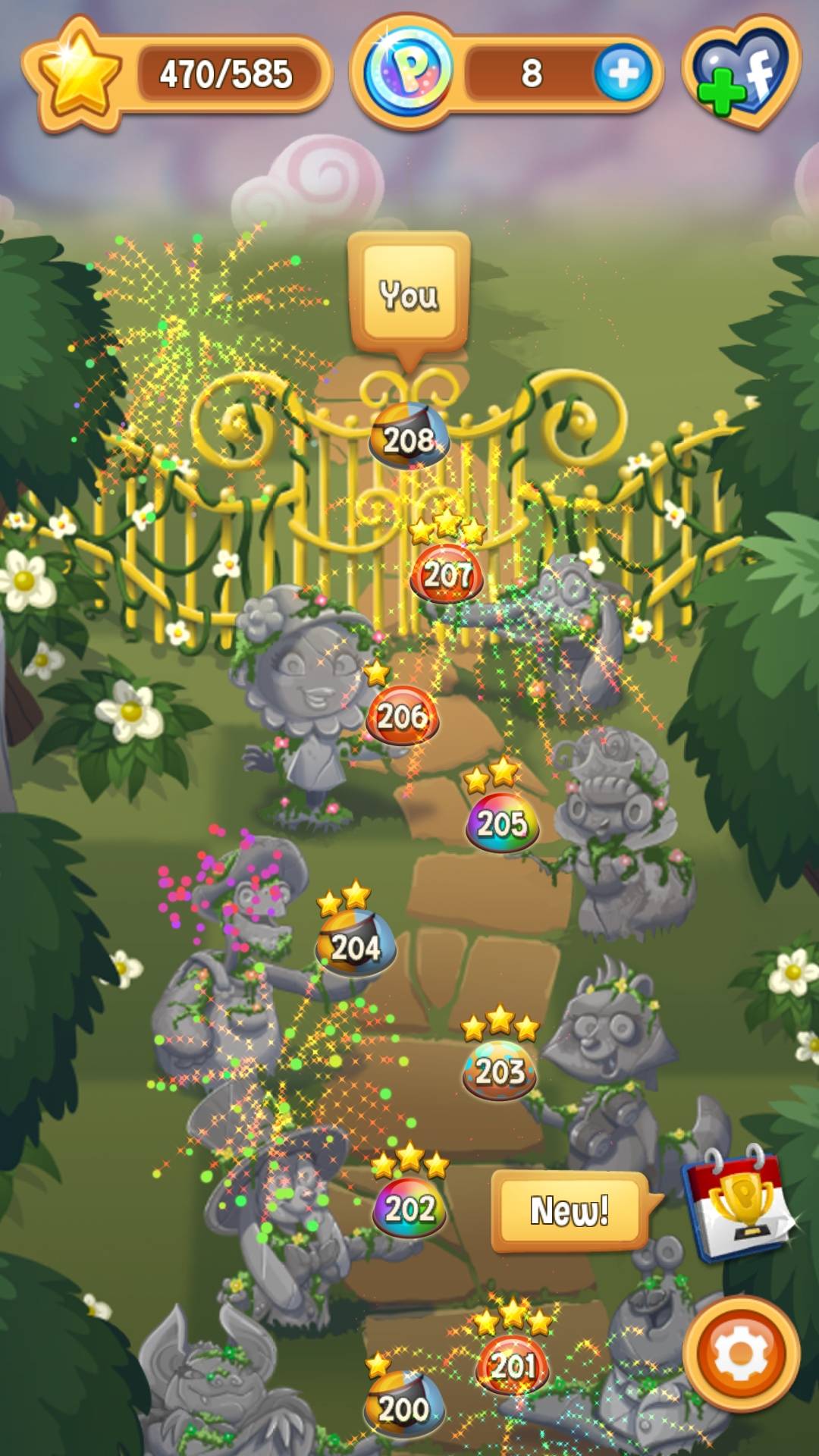 Finally finished Peggle Blast! Took me 2 months and I got stuck several times but I'm finally ...
