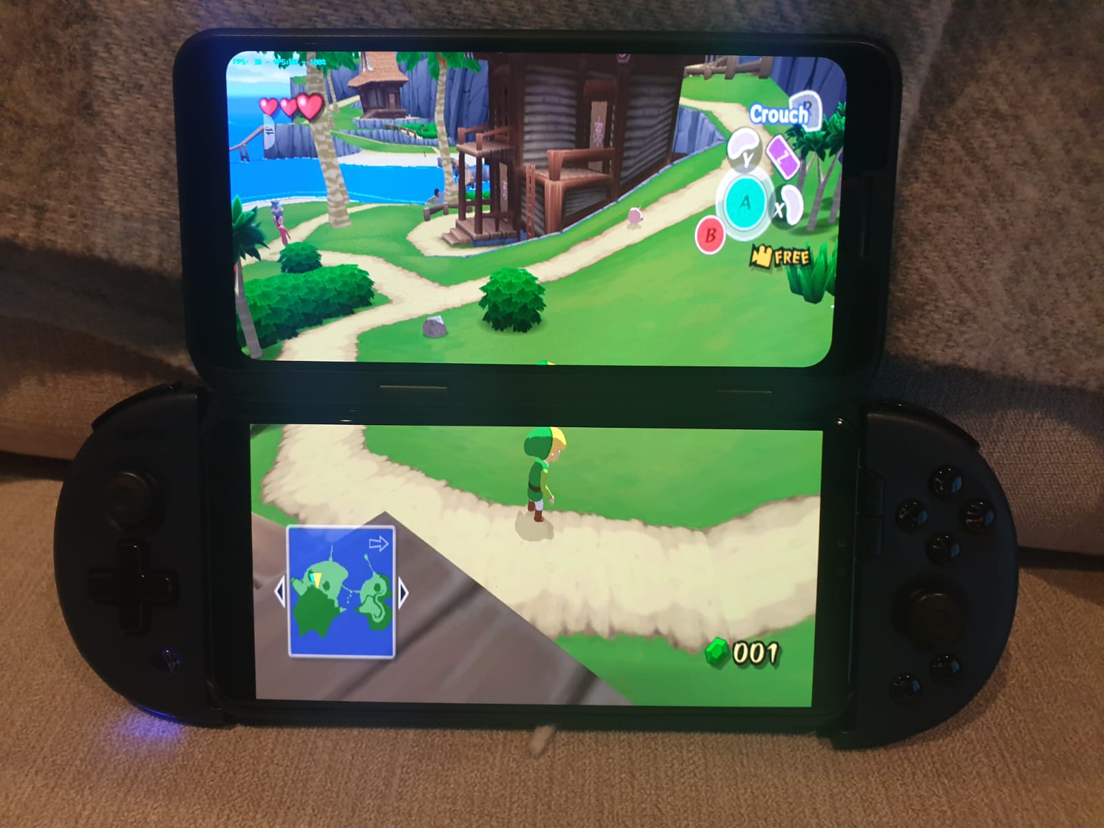 Finally got my dual screen emulation setup going 😂 | Scrolller