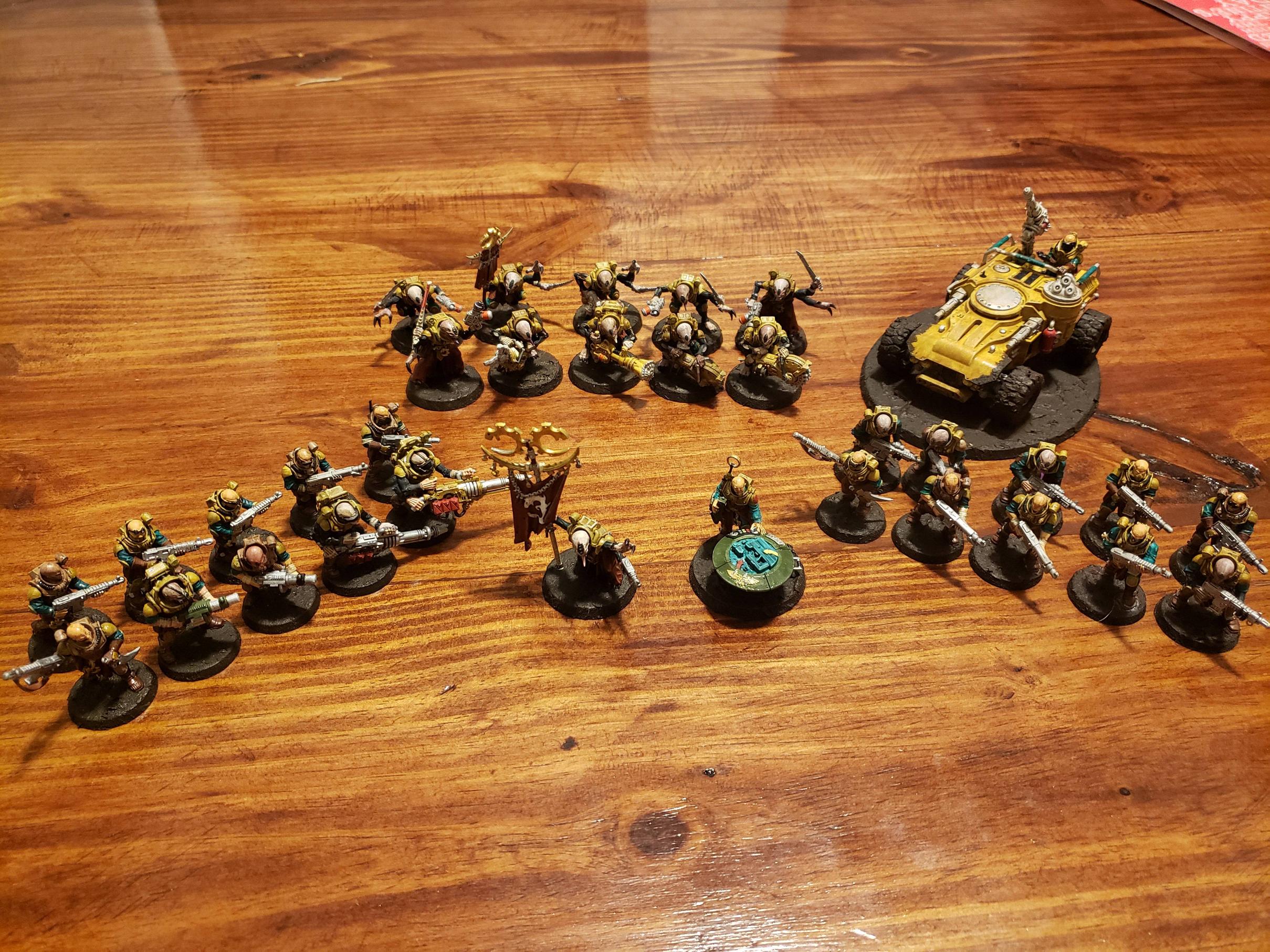 Finally painted 500 points worth of models. Now for my first game. | Scrolller