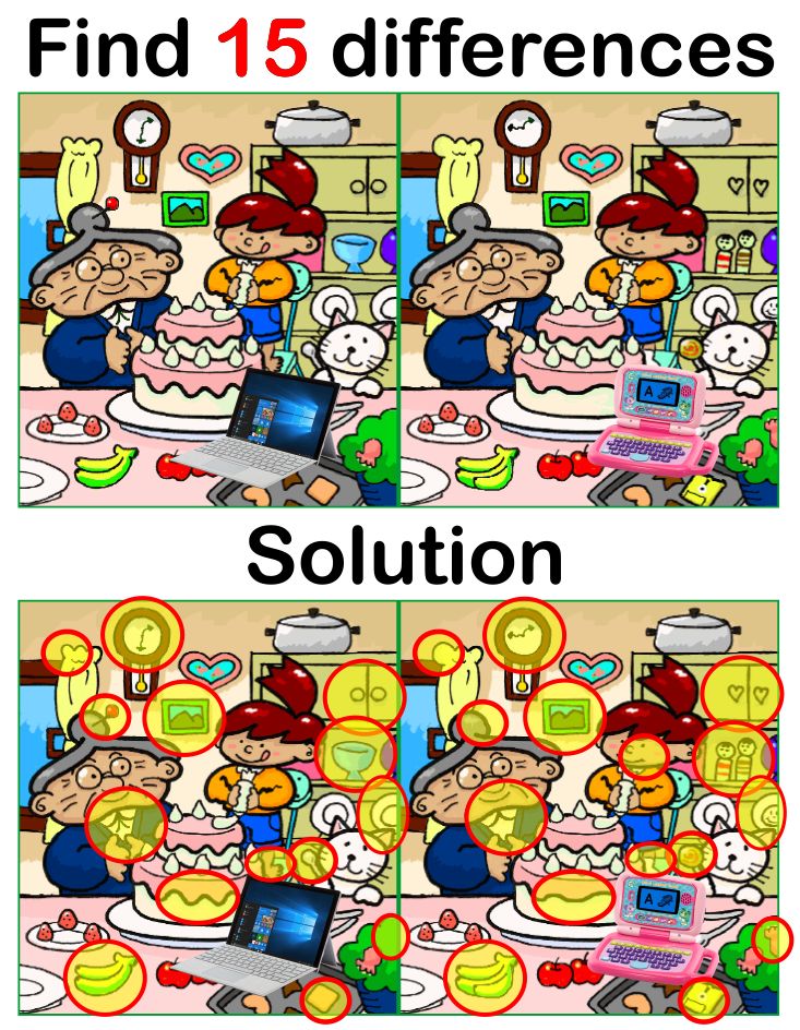 Find the differences game | Scrolller