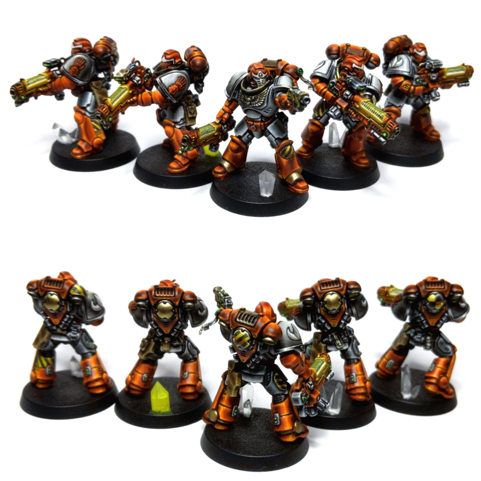 Finished a hellblaster squad! | Scrolller