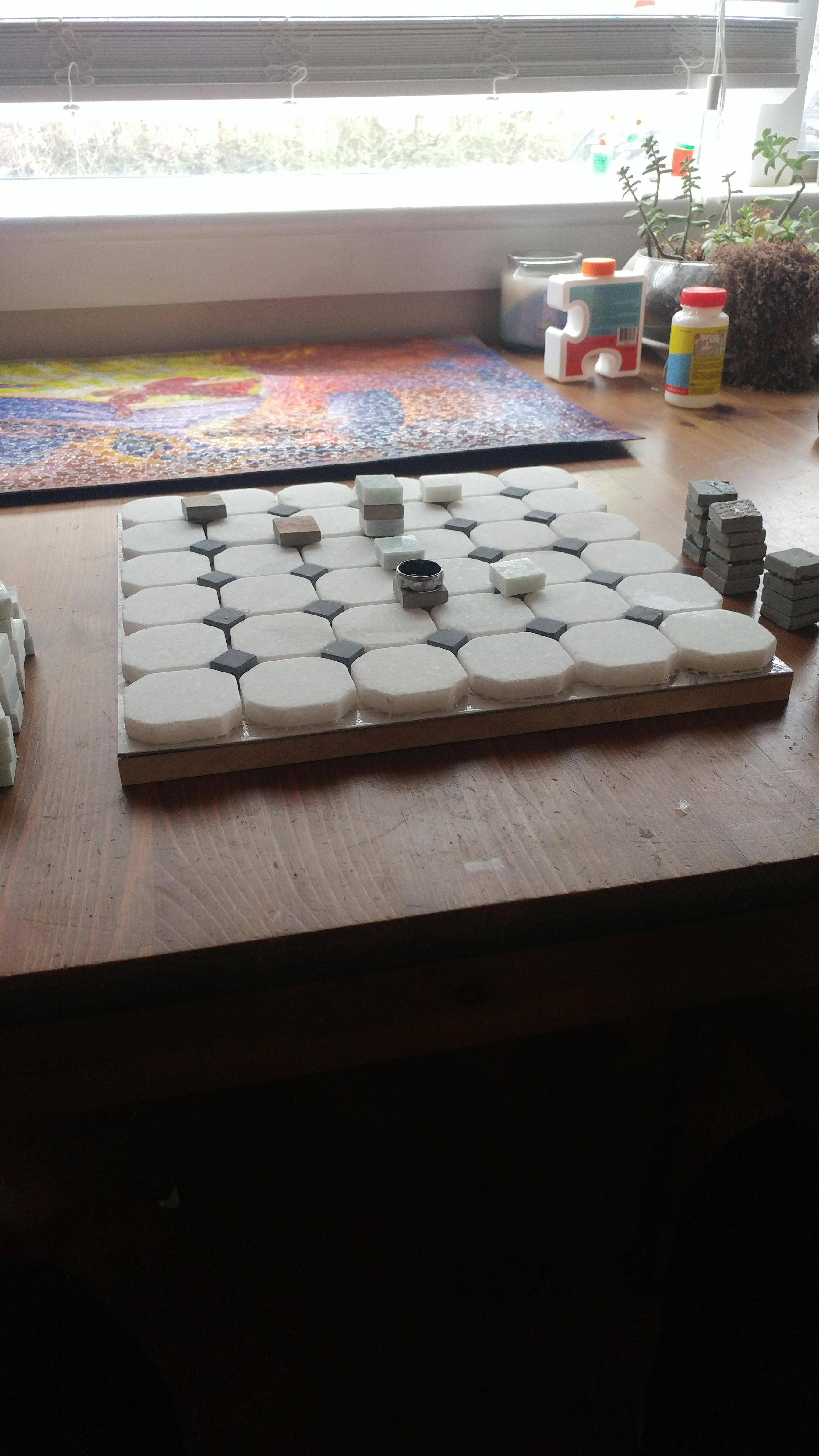 Finished my first Tak board. Well, almost | Scrolller