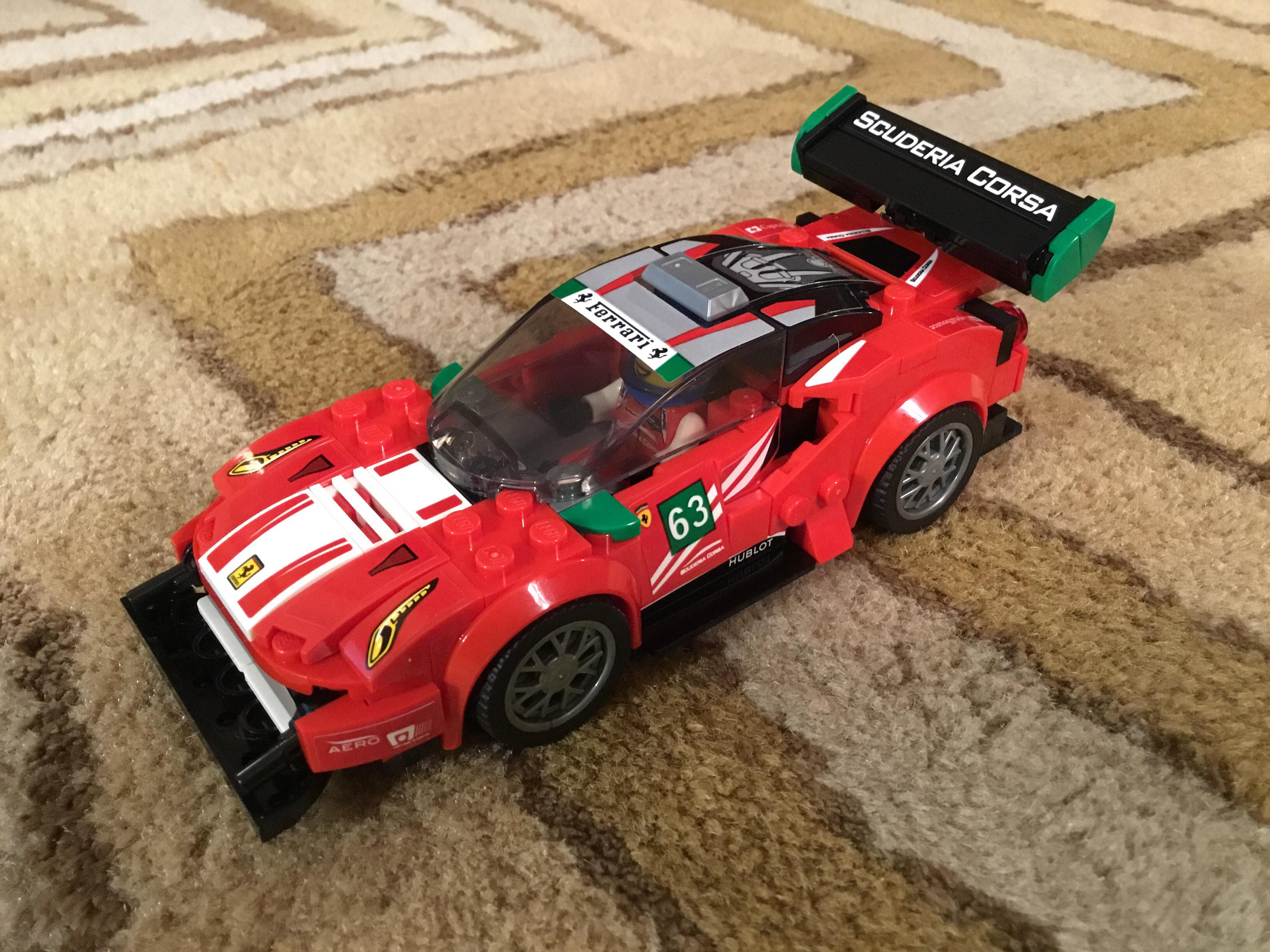 Finished my new Ferrari LEGO car. | Scrolller