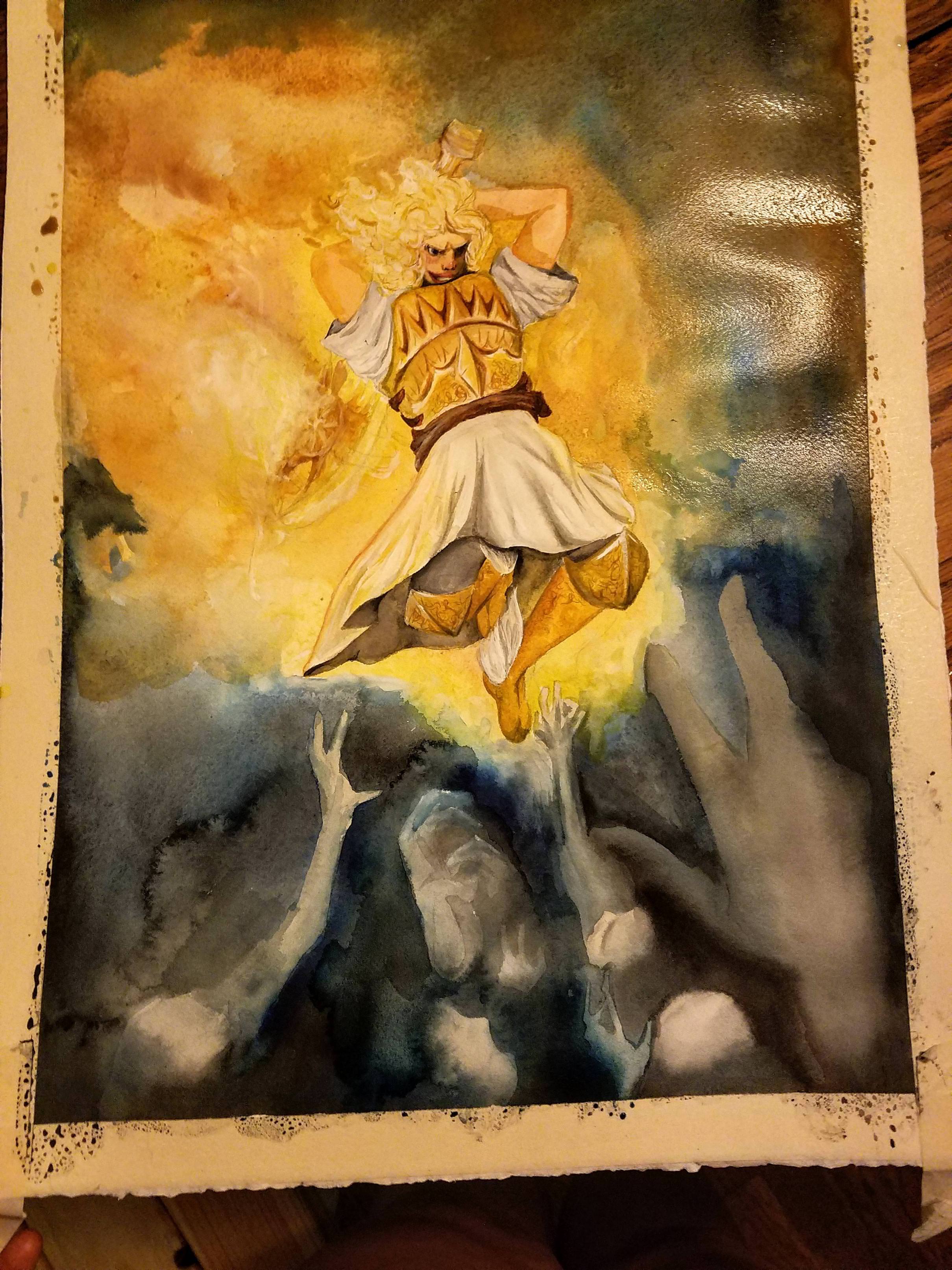 Finishing up my Evelyn painting | Scrolller