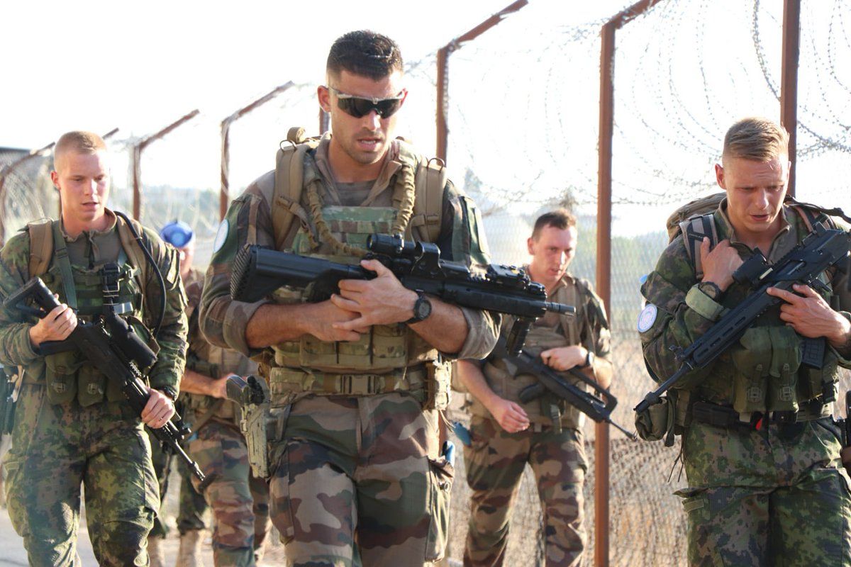 Finnish and French troops training together. [1200x800] | Scrolller