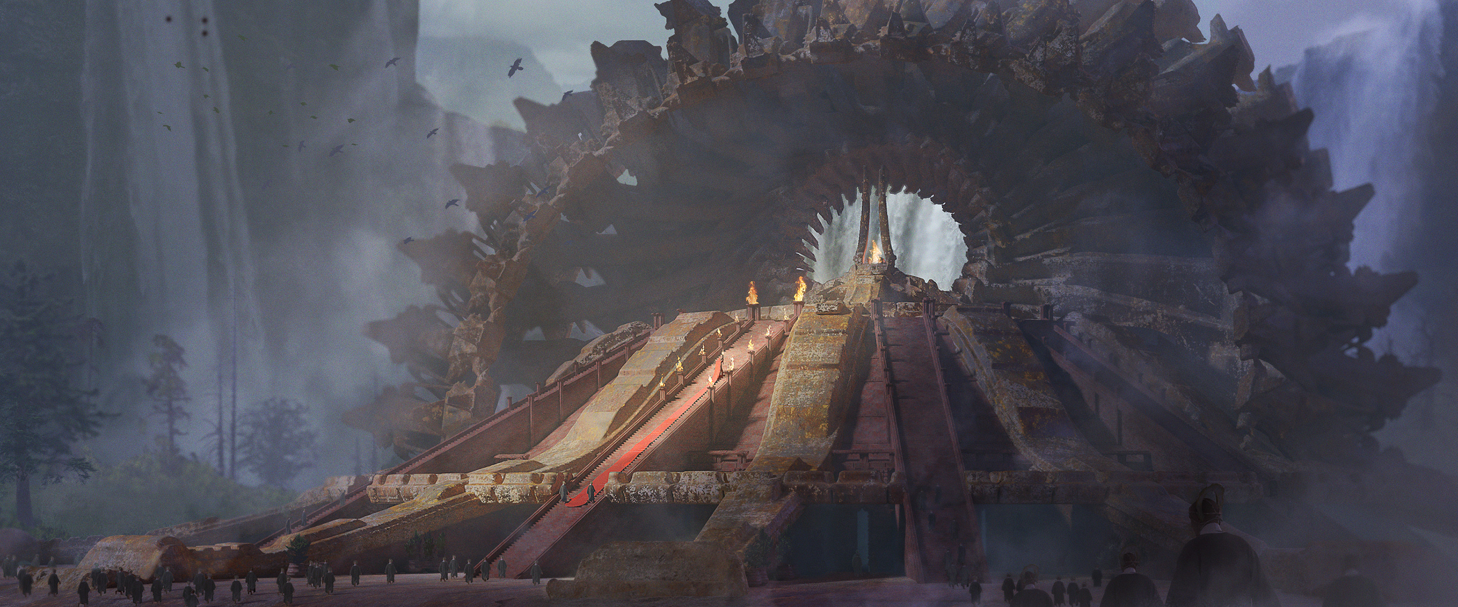 Fire Keepers Temple by Cornelius Cockroft | Scrolller