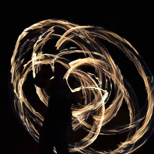Fire Staff Spinning Silhouette [600x600] ATX | Scrolller