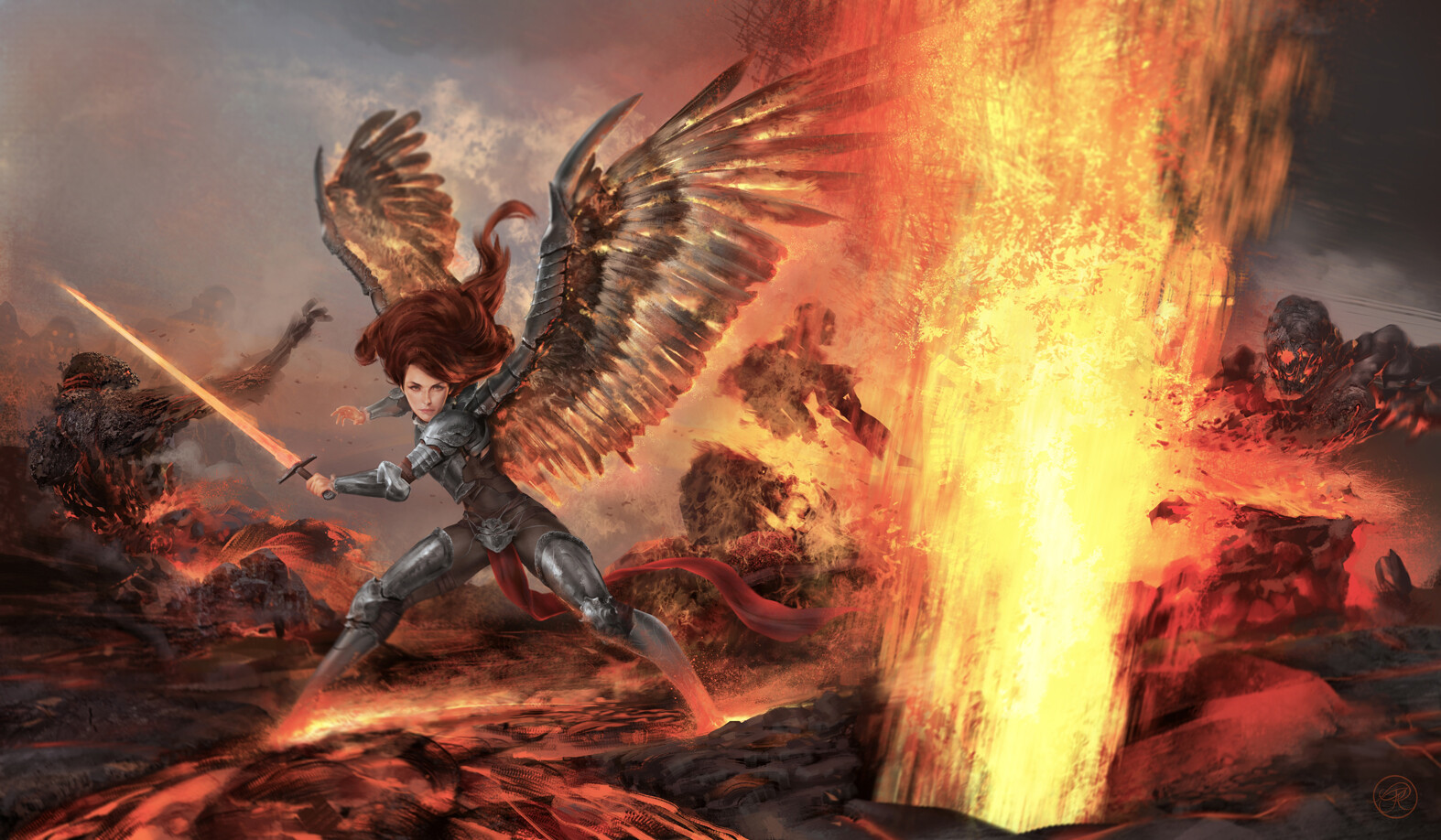 Fire Walker by Ryan Alexander Lee | Scrolller