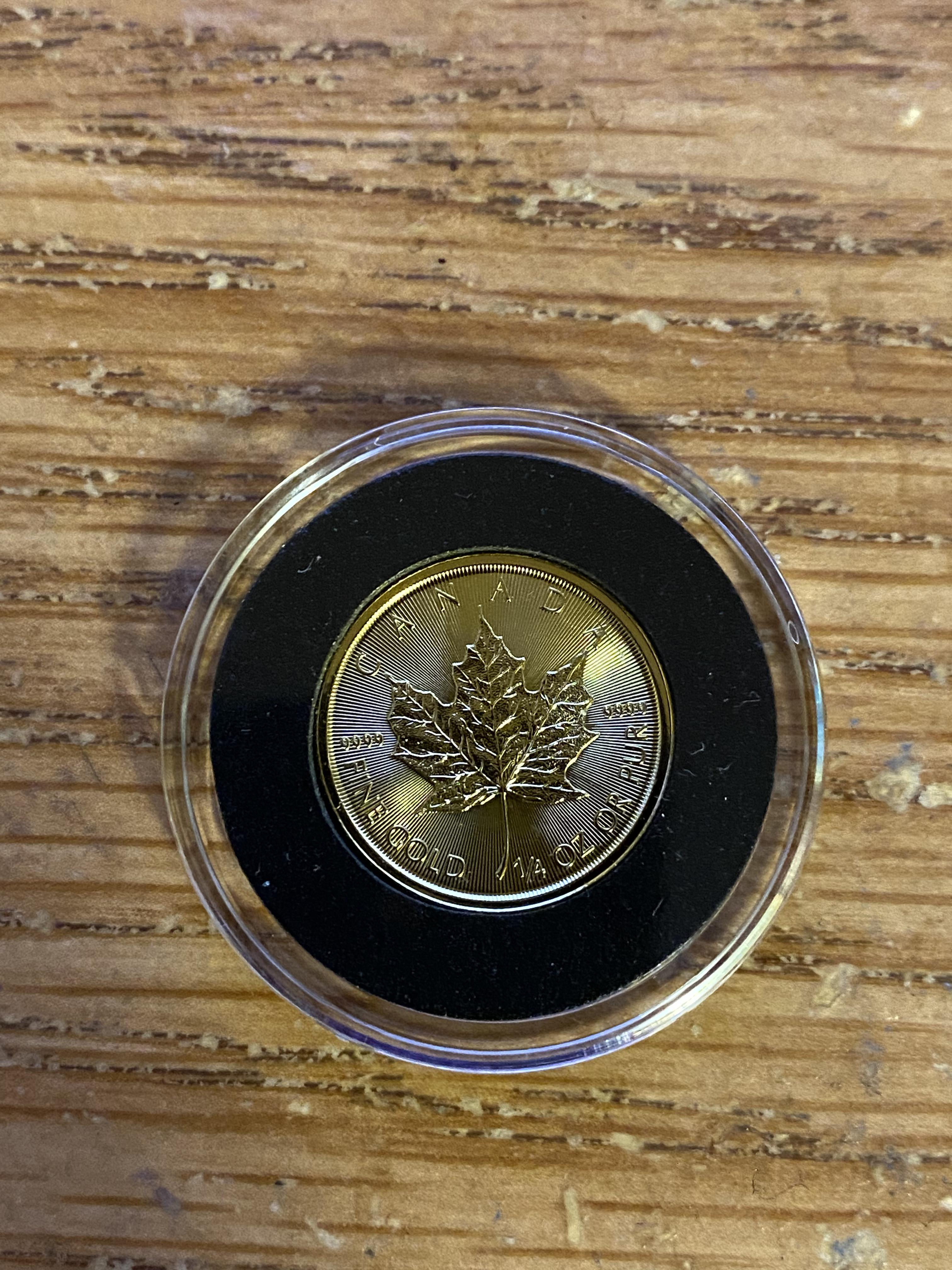 First 1/4 gold maple :) | Scrolller