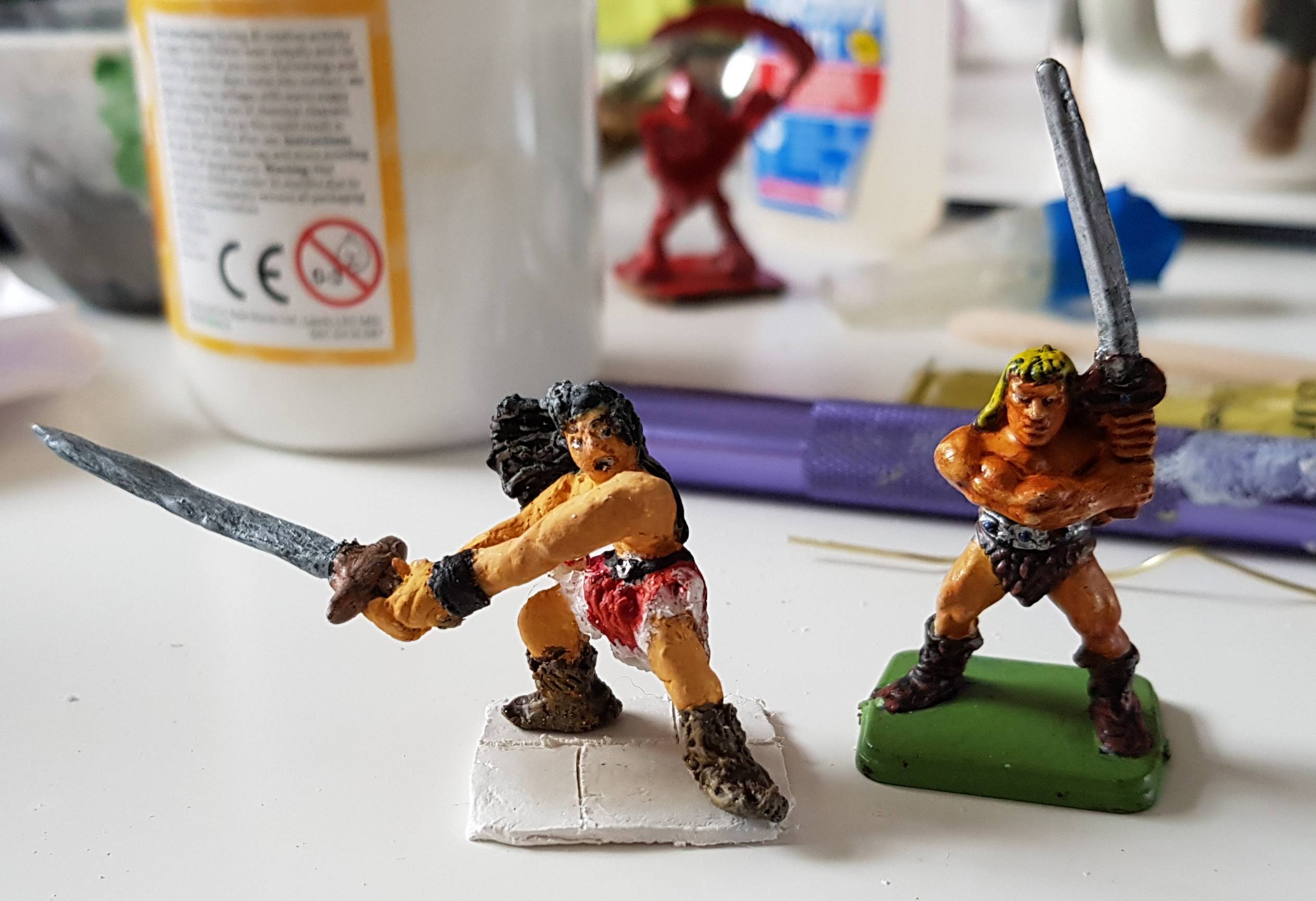 First attempt at my own miniature | Scrolller