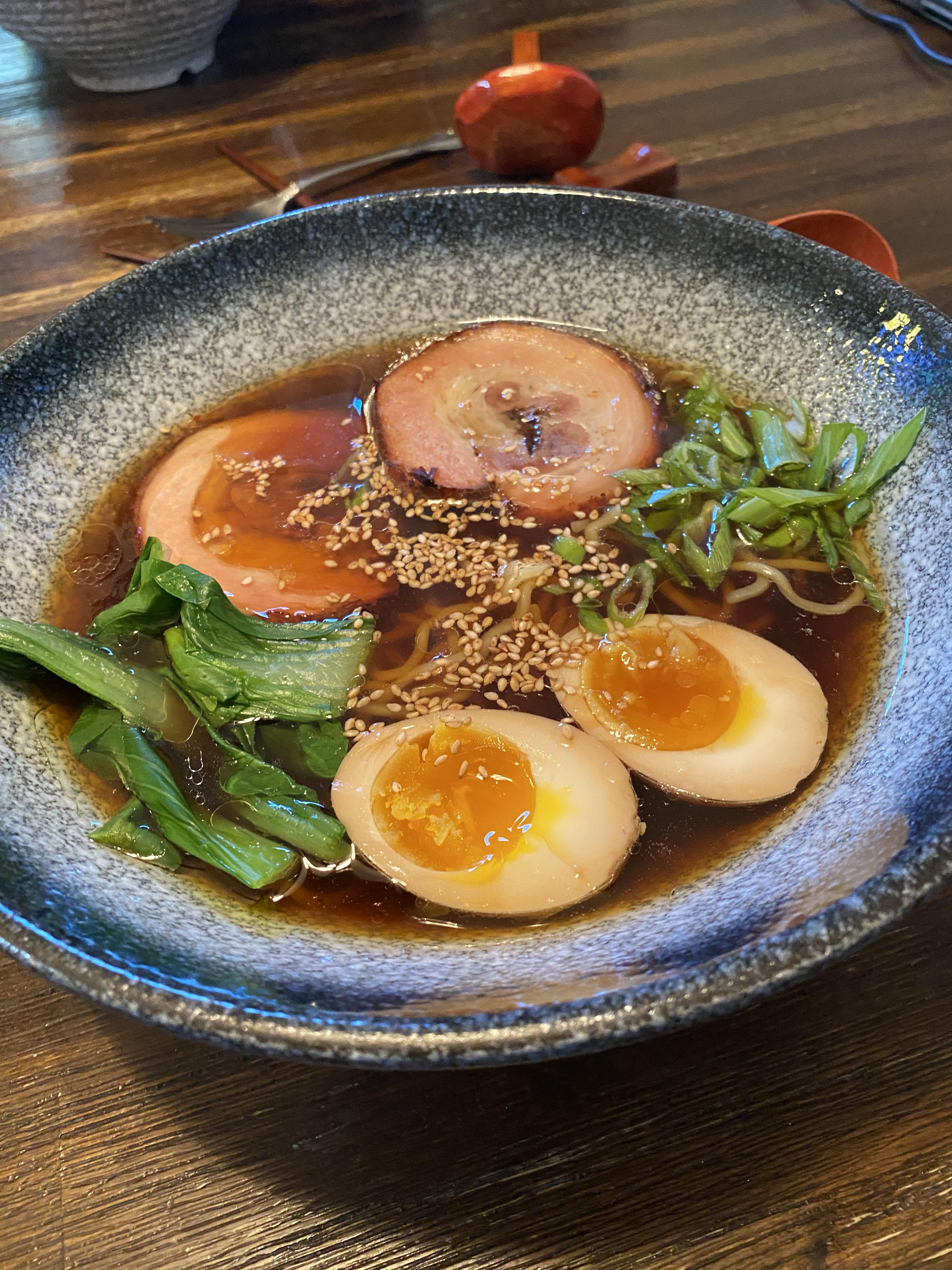 First attempt at ramen. Beef and scallion ginger shoyu style. | Scrolller