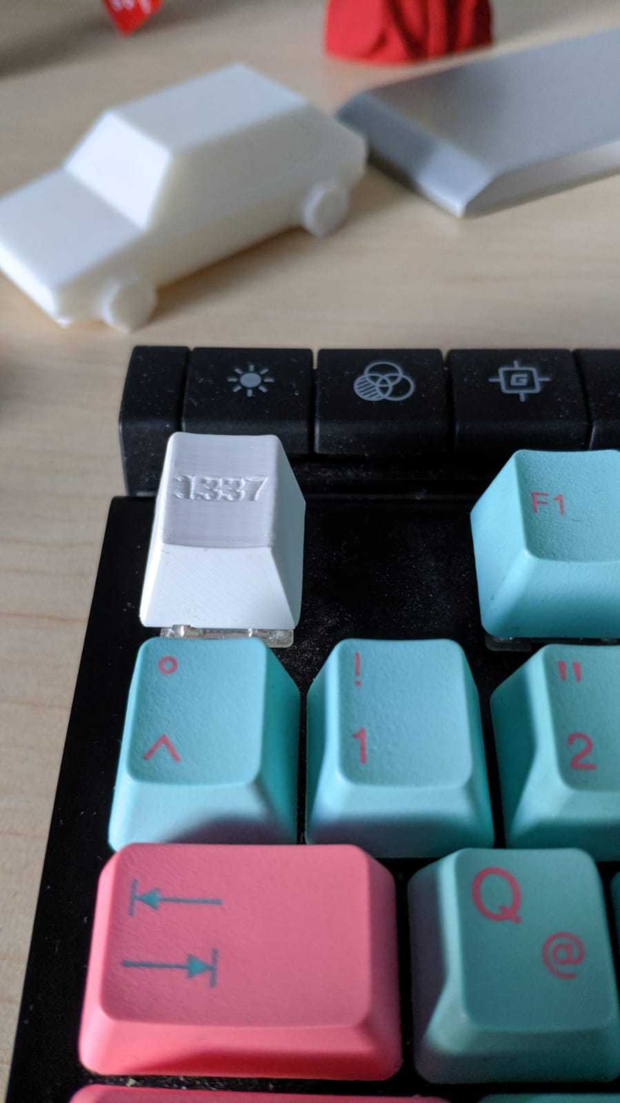 First attempt to print a keycap with a fdm 3d printer | Scrolller