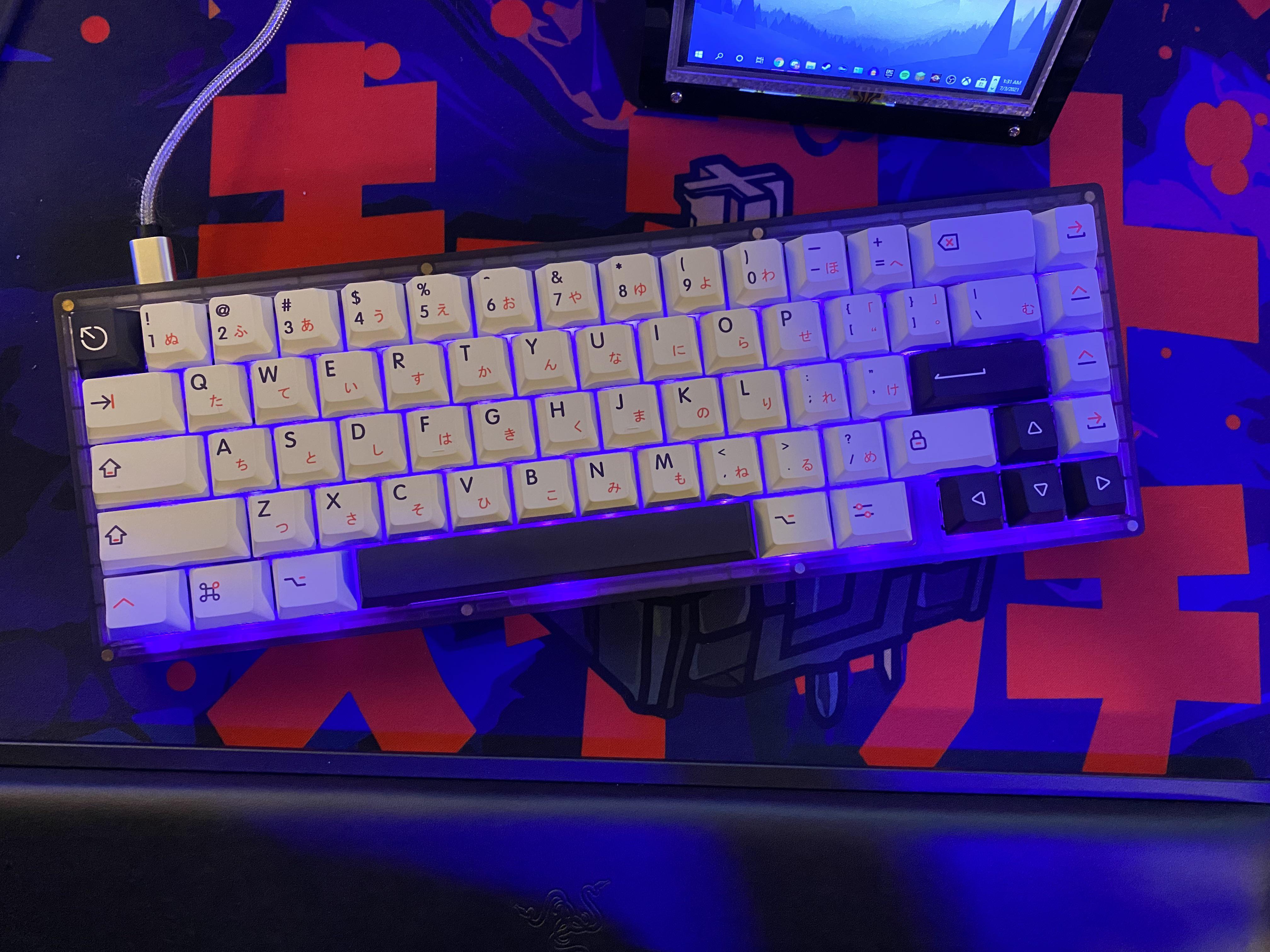 First build! Kbd67 II, Stock Gateron yellows, Durock v2 stabs, Gliging Keycaps | Scrolller