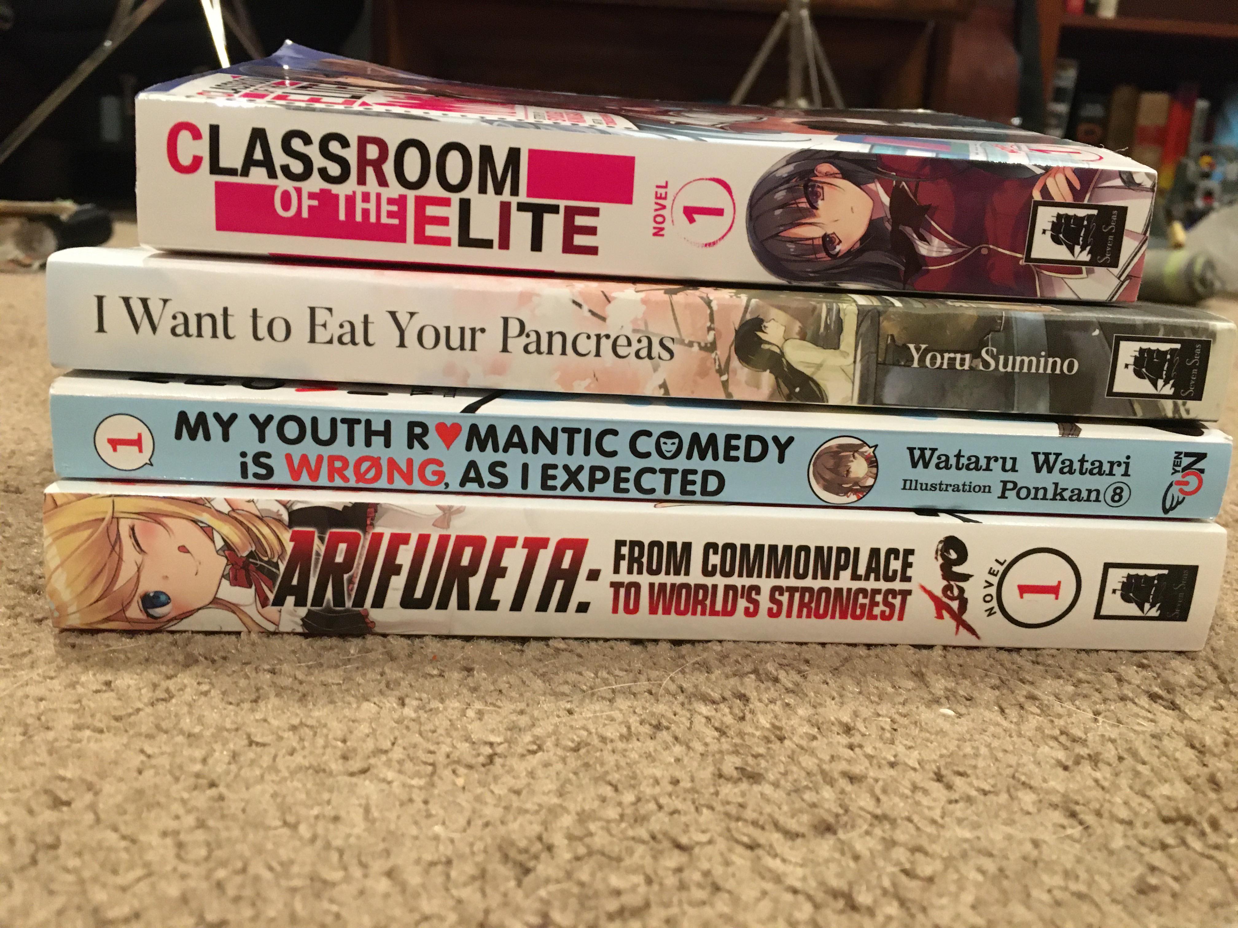 First ever light novel haul! | Scrolller