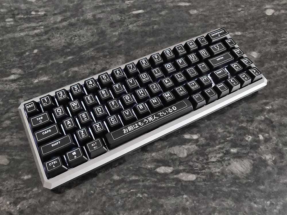 First full build, including custom designed backlit keycaps! | Scrolller