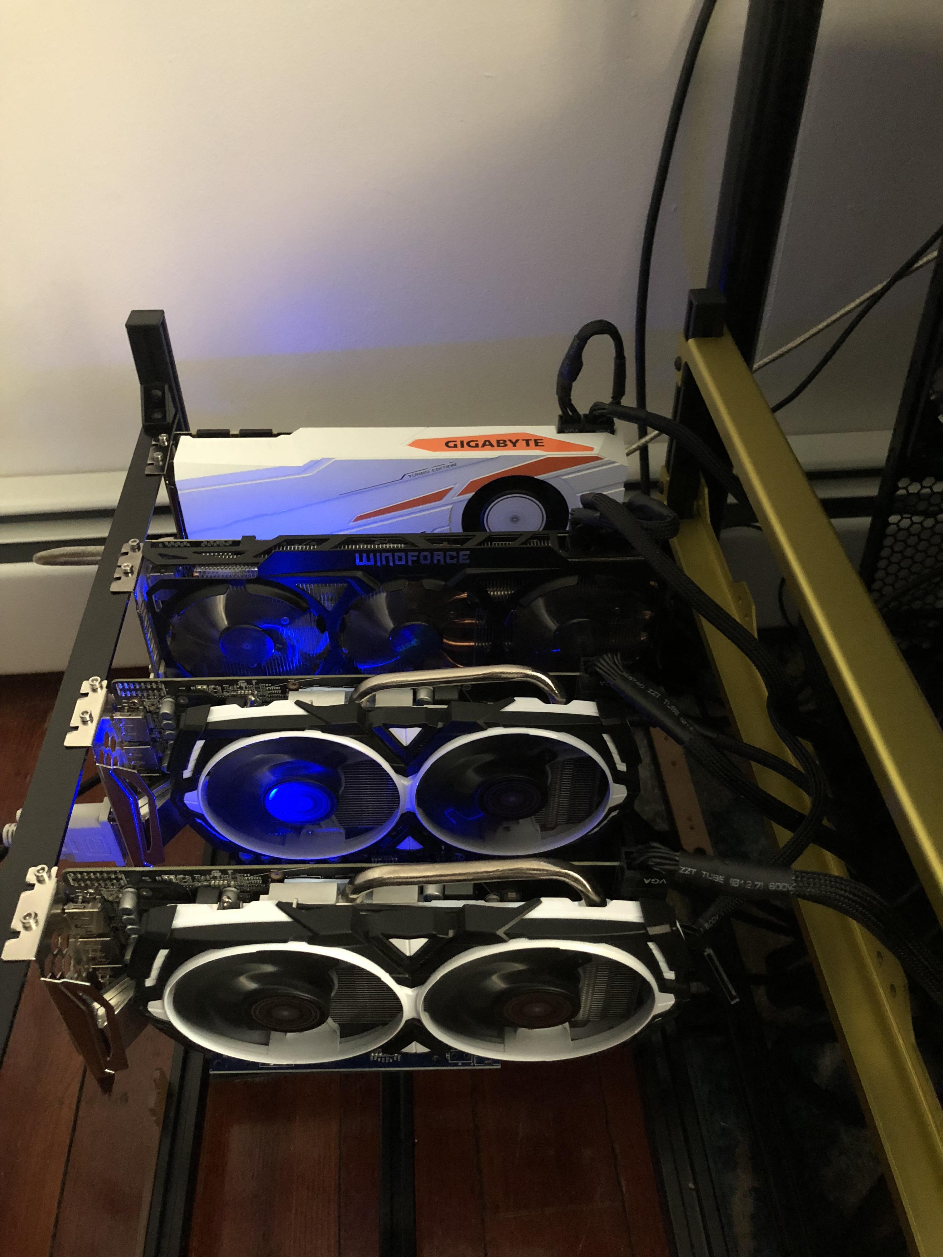 First GPU RIG alive! | Scrolller