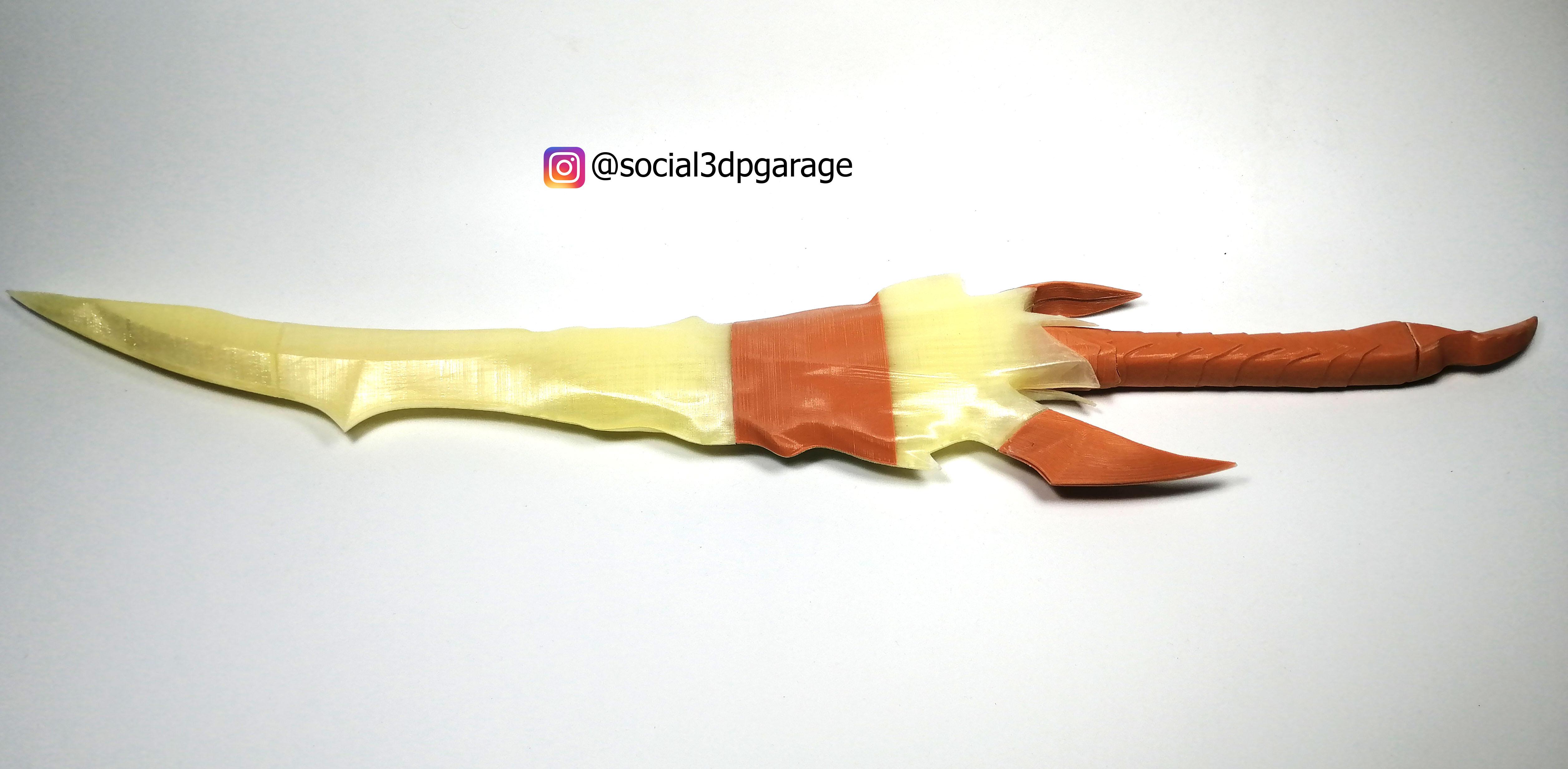 First kamish dagger 3D printed, next soon!!! | Scrolller