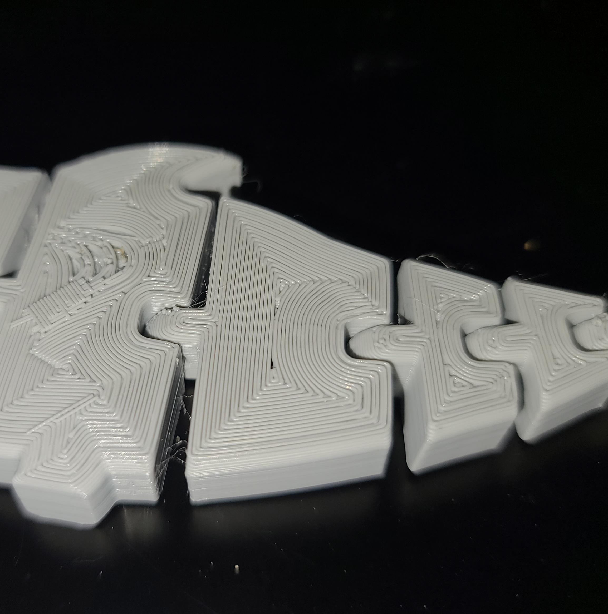 First layer above raft - extrusion gaps - profile details in Comments | Scrolller