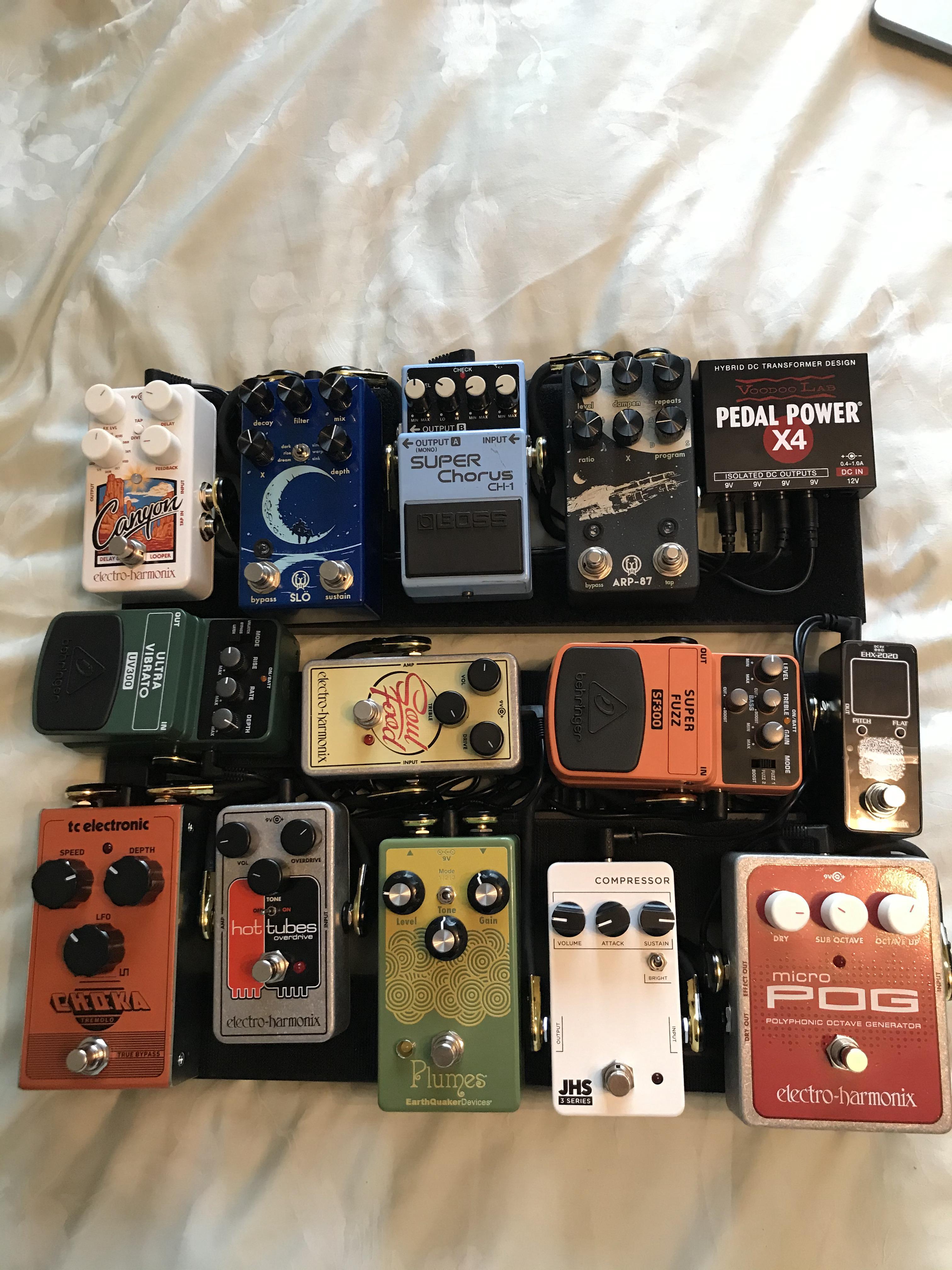 First pedalboard (mostly) complete - thanks, lockdown! | Scrolller
