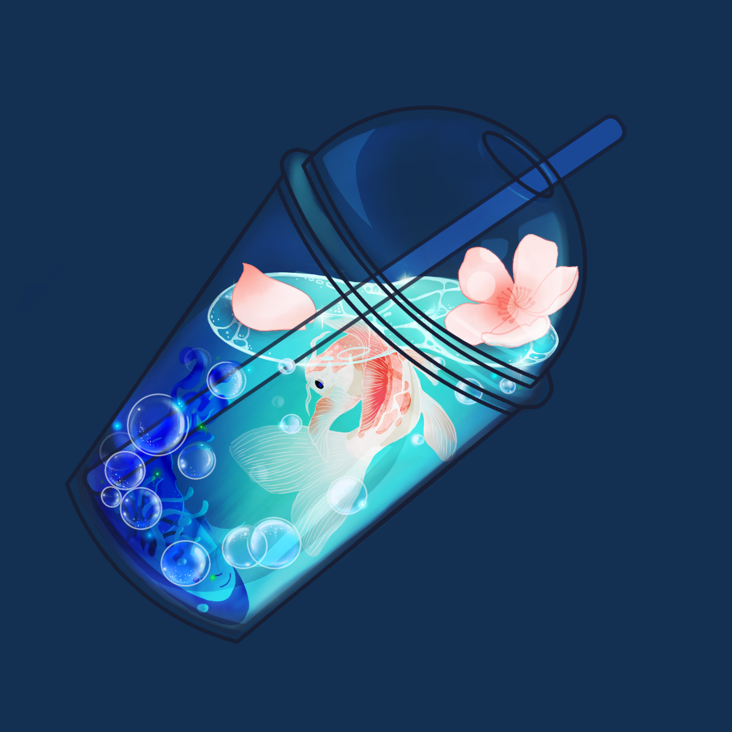 First Procreate Design/Art 💙 | Scrolller