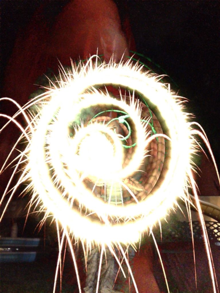 First time doing long exposure. I used a Fourth of July sparkler | Scrolller