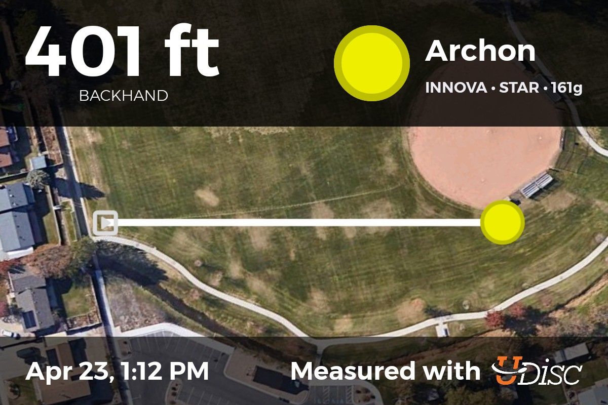 First time hitting 400'. It only took a disc weighing 161 grams, but I'll take it | Scrolller