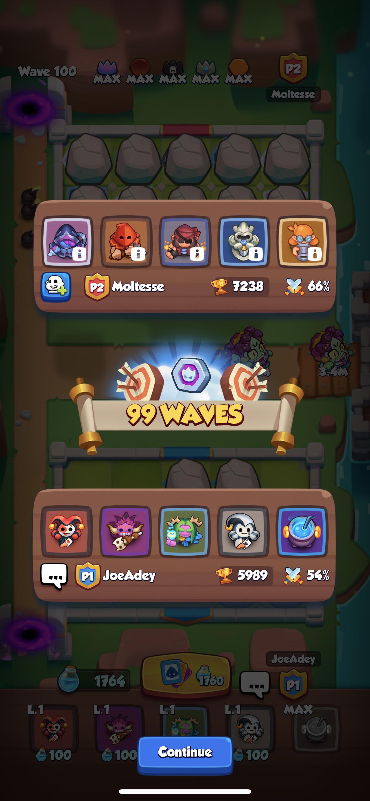 First time hitting wave 100 | Scrolller