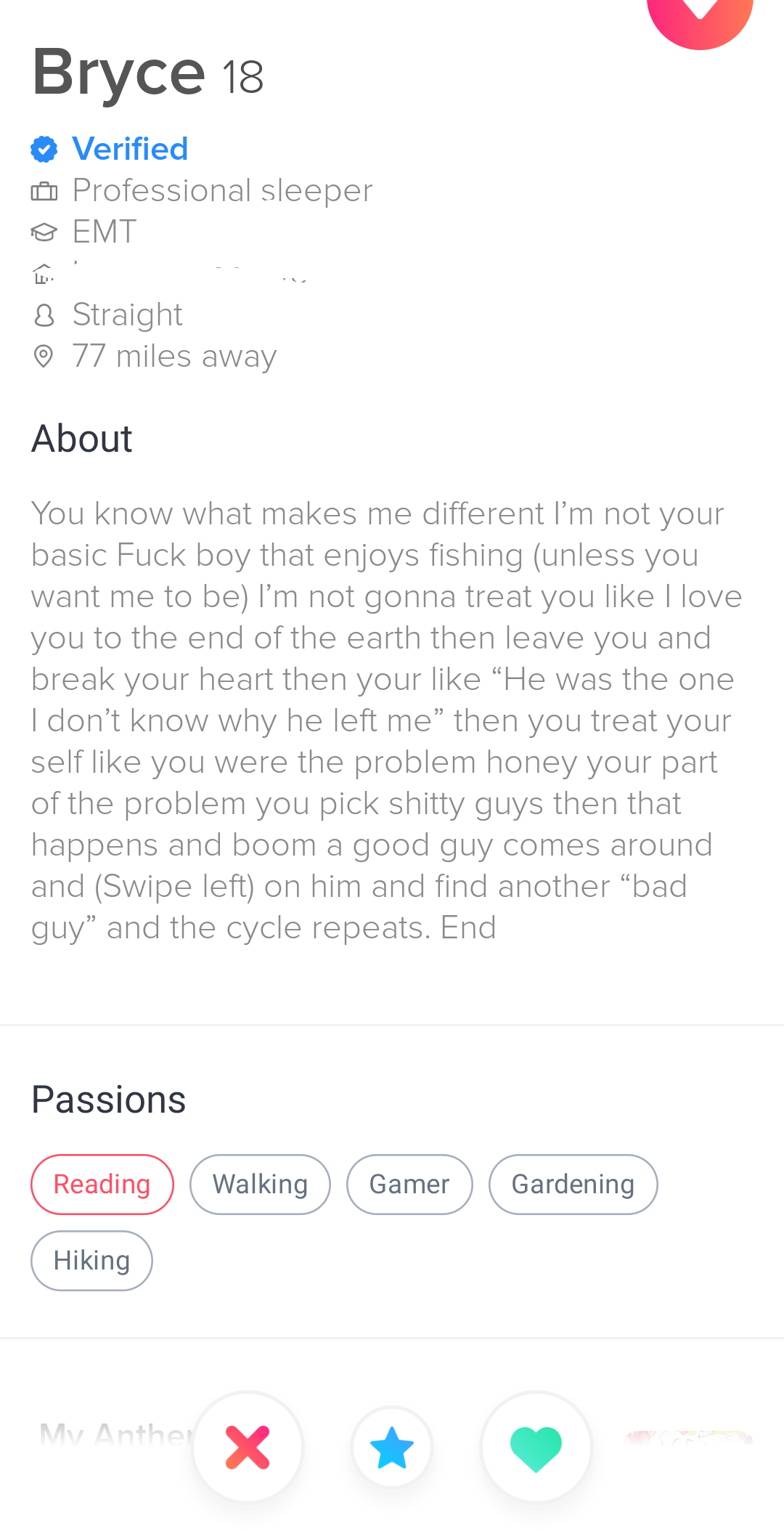 First time running into a niceguy on Tinder | Scrolller