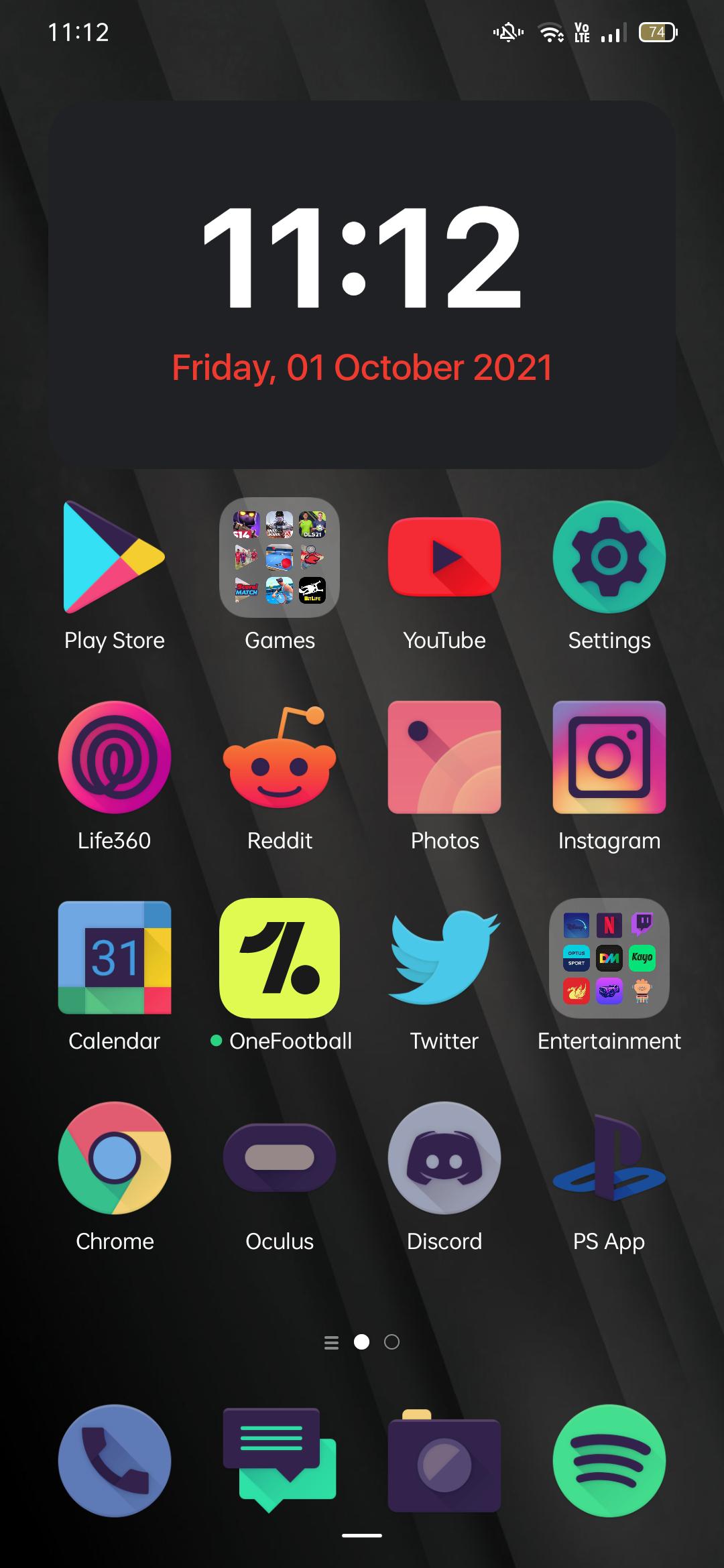 First time trying a new homescreen. Thoughts? | Scrolller