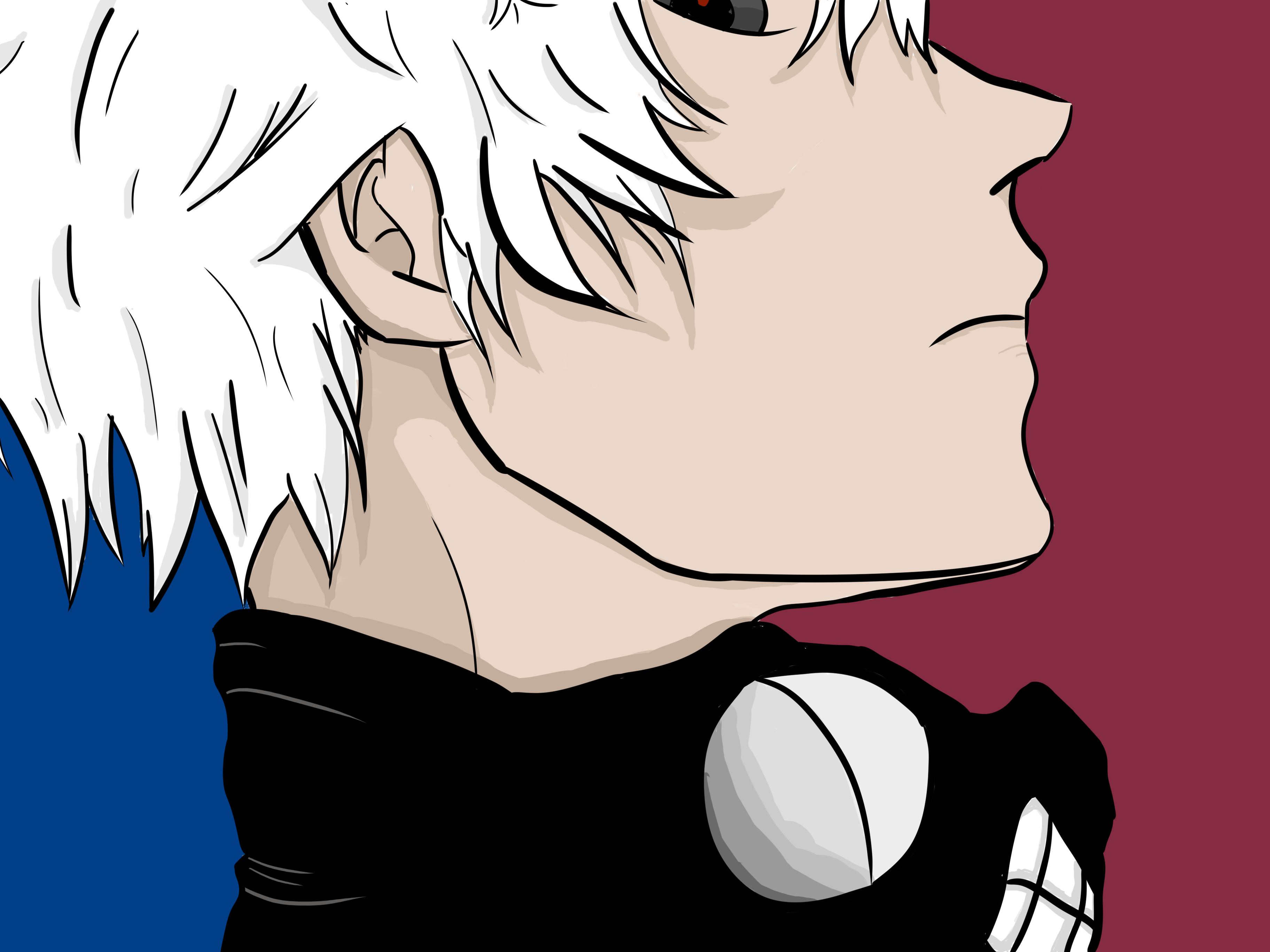 First try on doing digital Drawings. It's weird but very fun (still working on proper shading ...