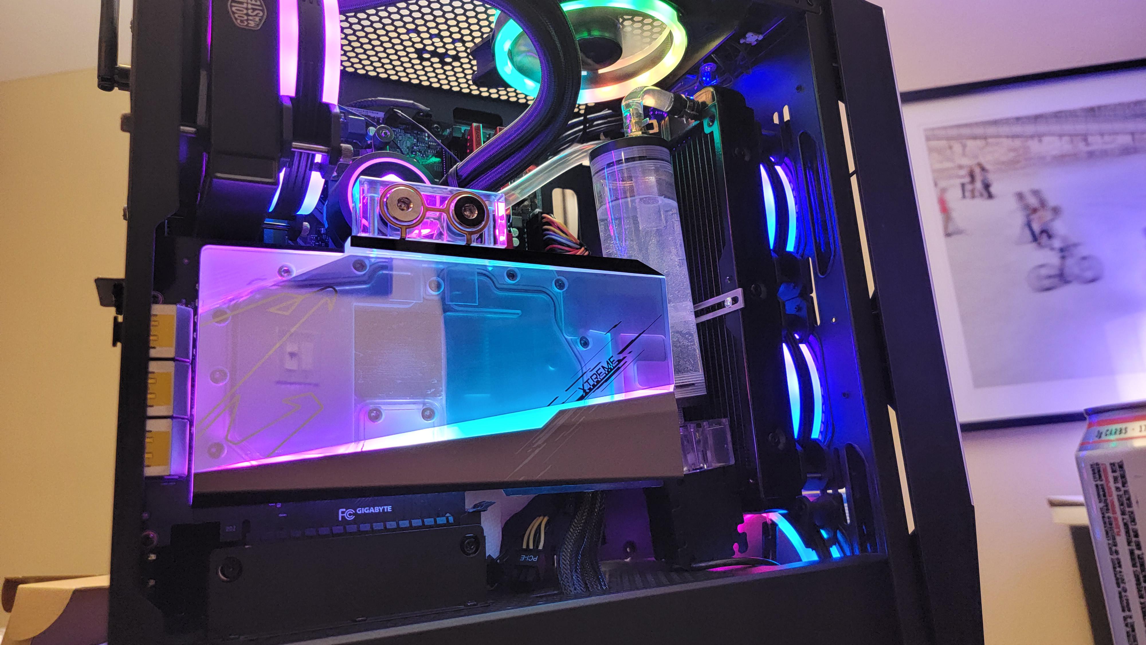 First water loop. AOURUS 3080 Waterforce wb. | Scrolller