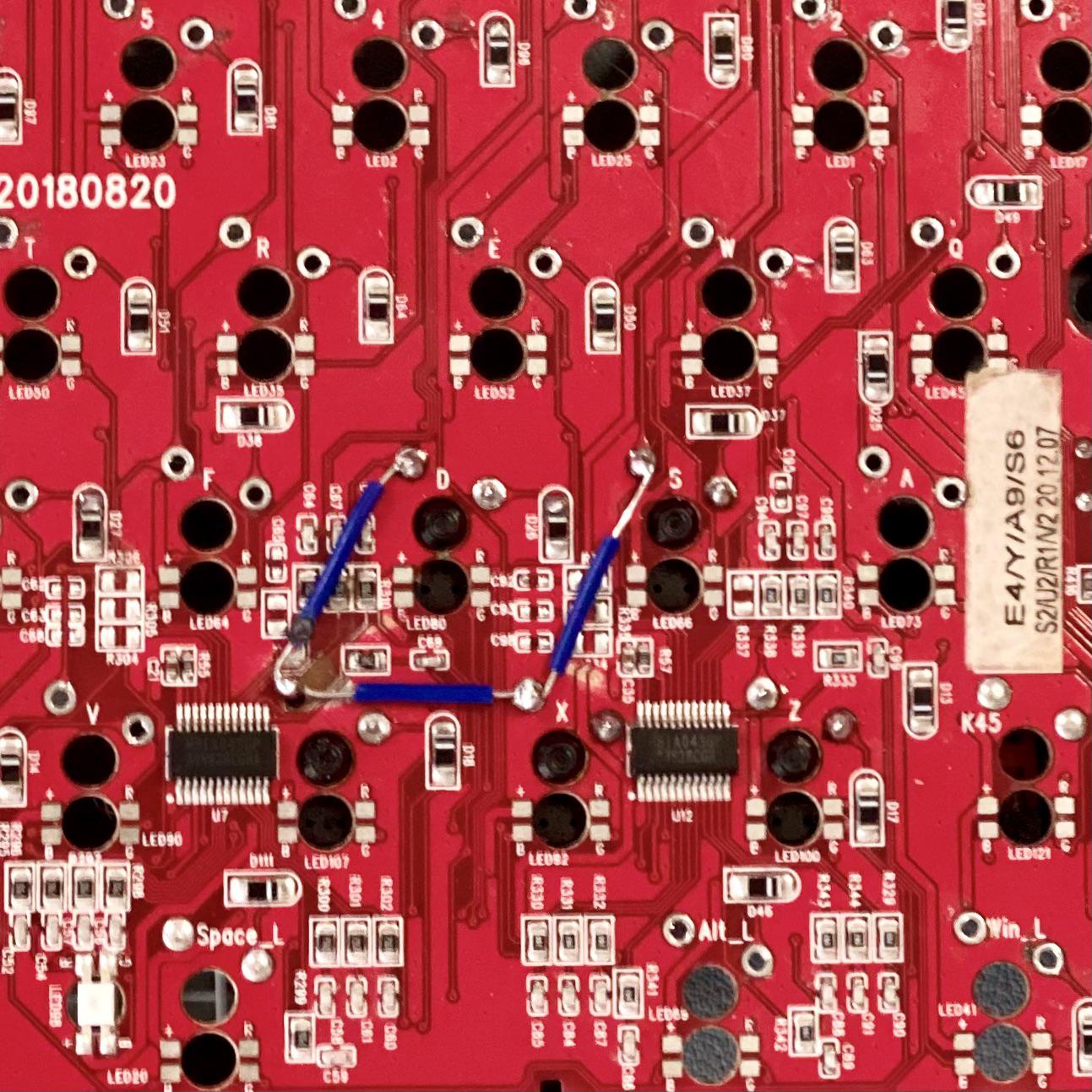 Fixed my burnt pad “c” and “x” key! Completed the matrix! | Scrolller