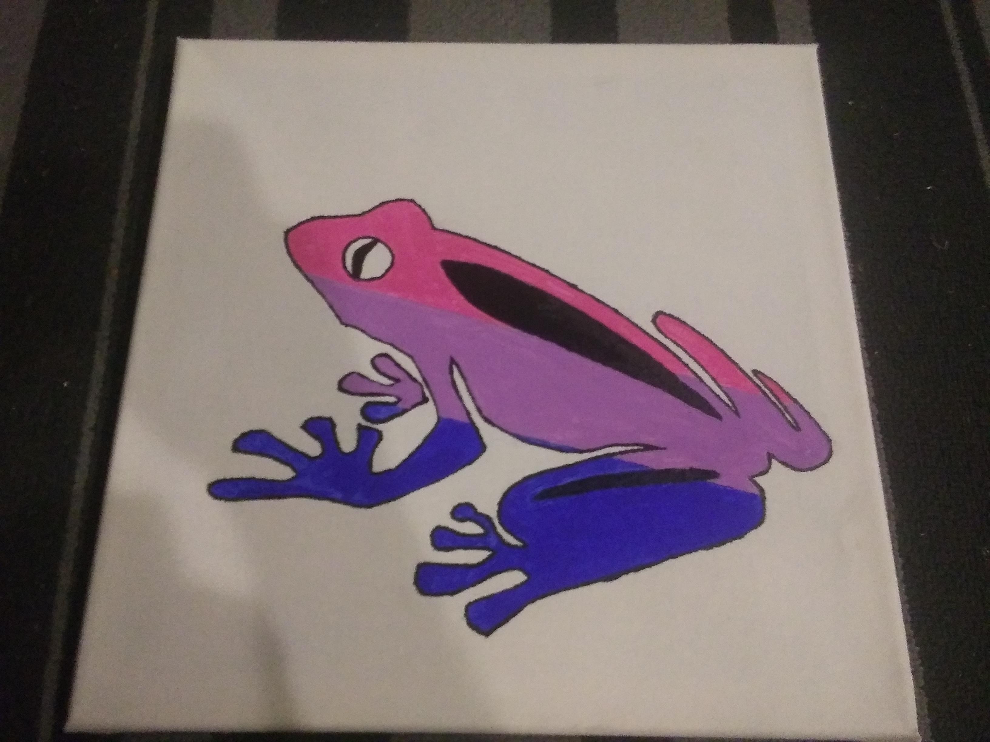 Flag frog | Scrolller