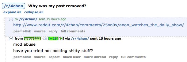 Flagrant mod abuse in /r/4chan | Scrolller