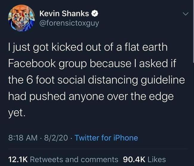 Flat Earthers don’t have a sense of humour 😂 | Scrolller